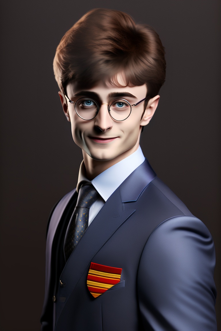 Lexica - Daniel Jacob Radcliffe in style of Harry potter, wearing as in ...