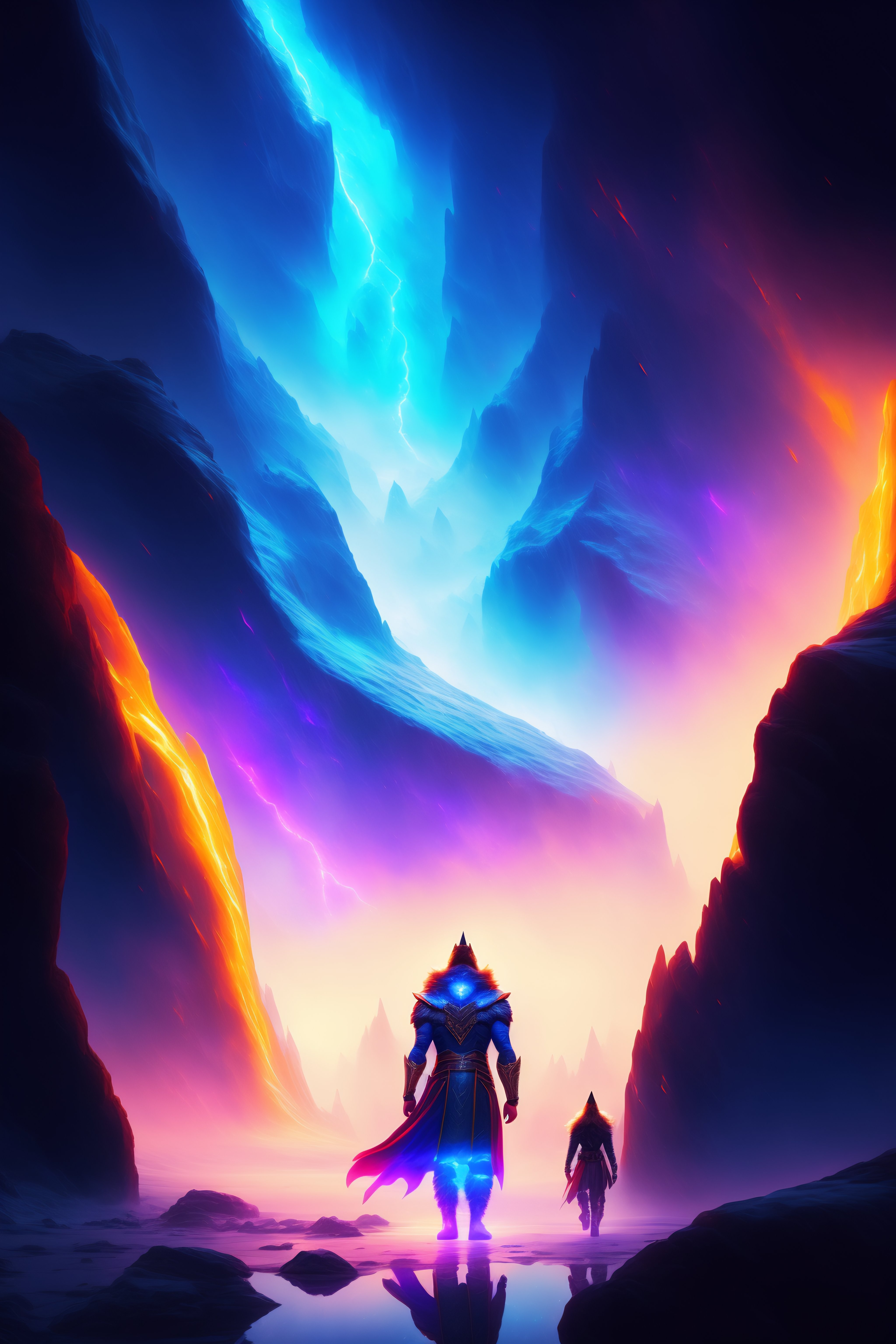 Lexica - An anthropomorphic warewolf wearing asgardian clothes walking ...