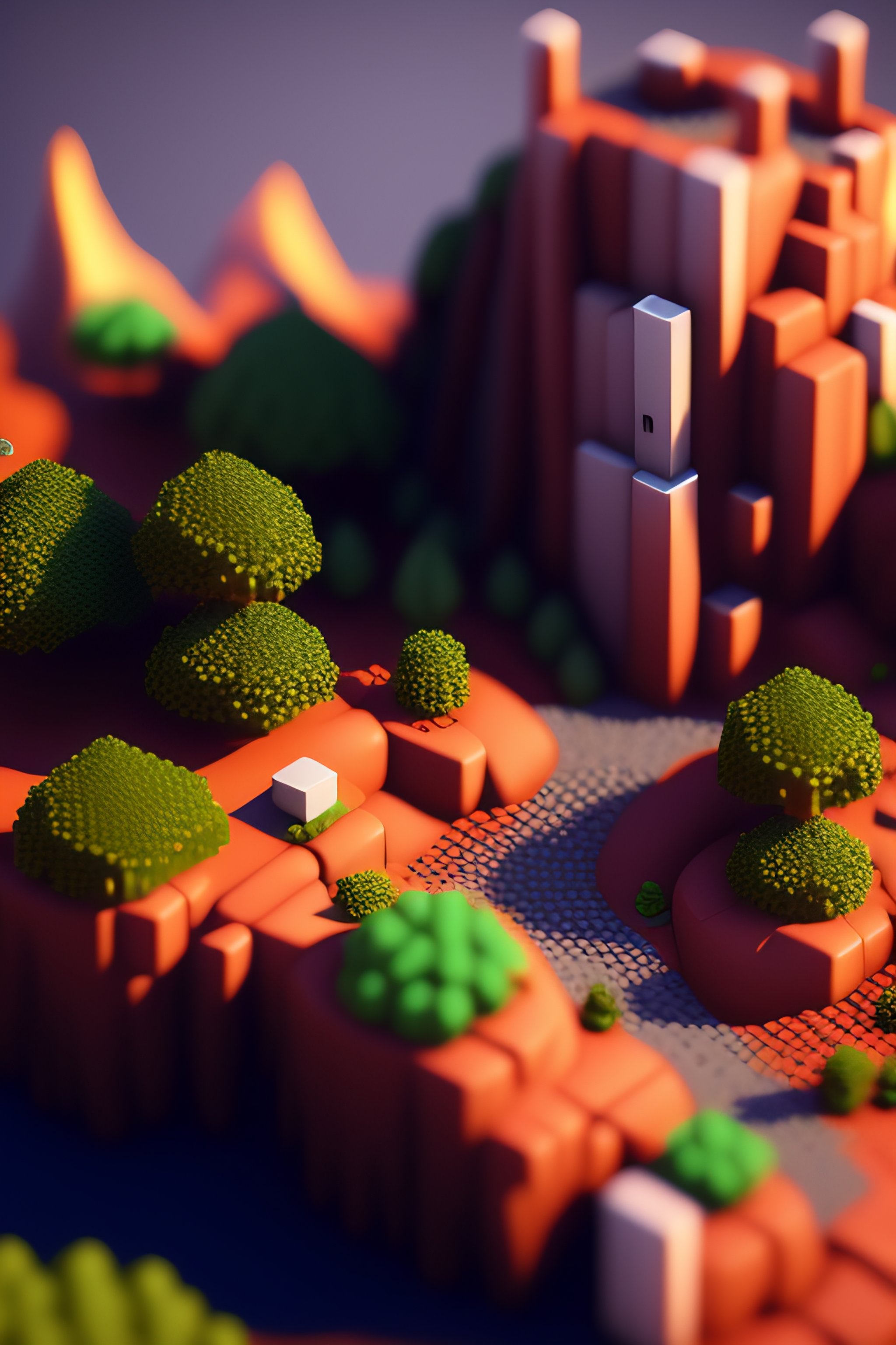 Lexica - Pixel art, unreal engine, voxel render