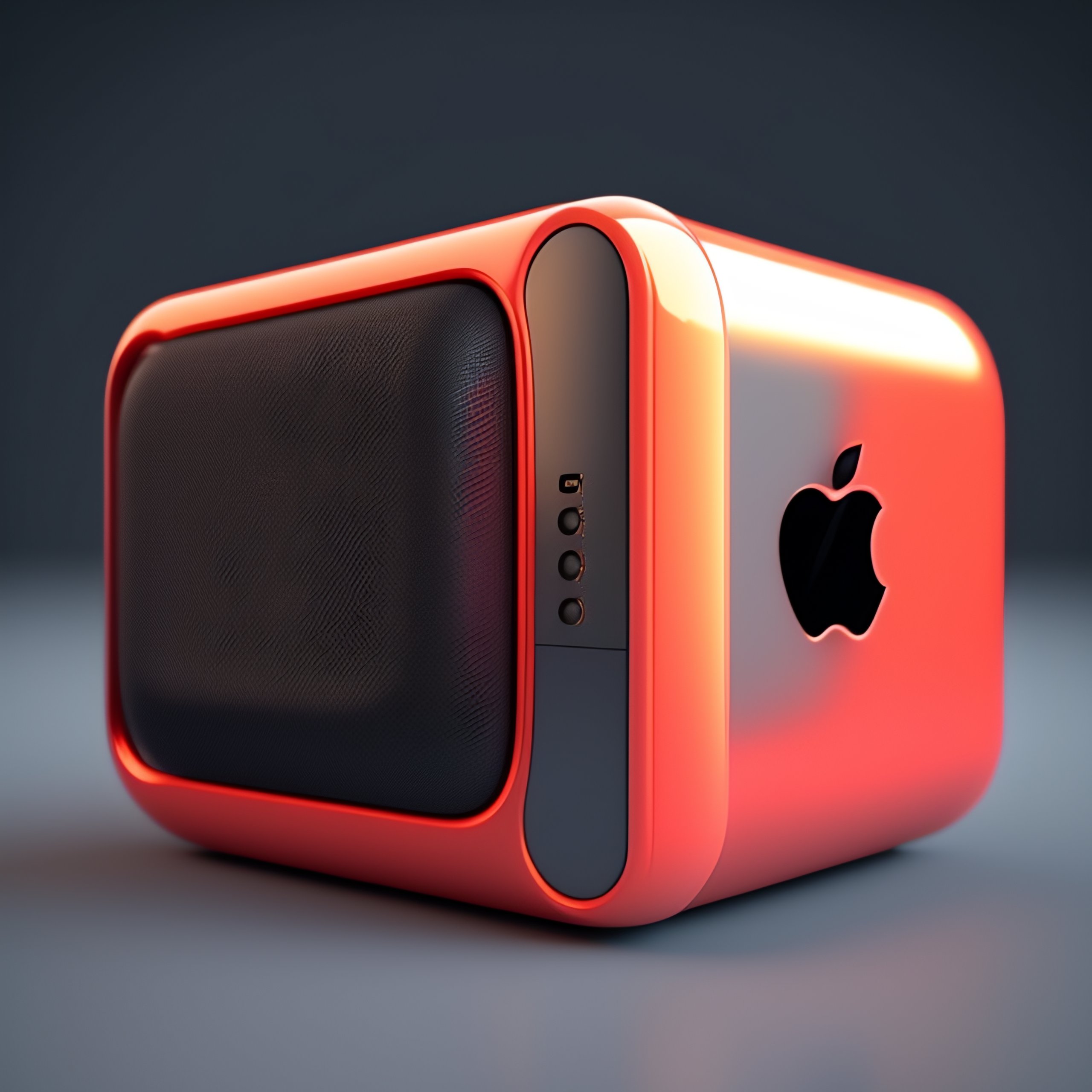 Lexica - 3D retro tiny cute original Apple Mac II render