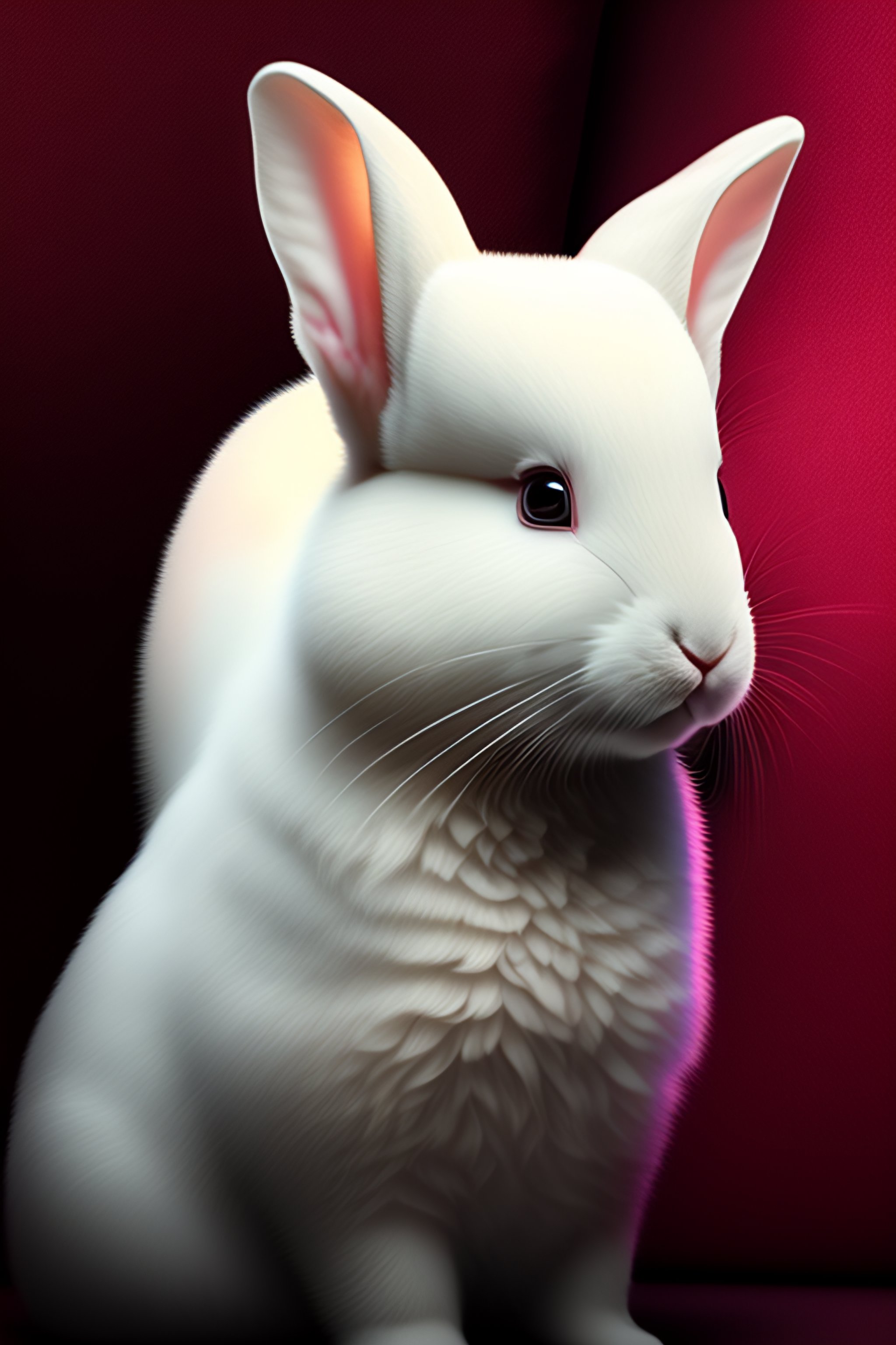 Lexica - Asian beauty mixed with a white bunny face and a 2023 tattoo