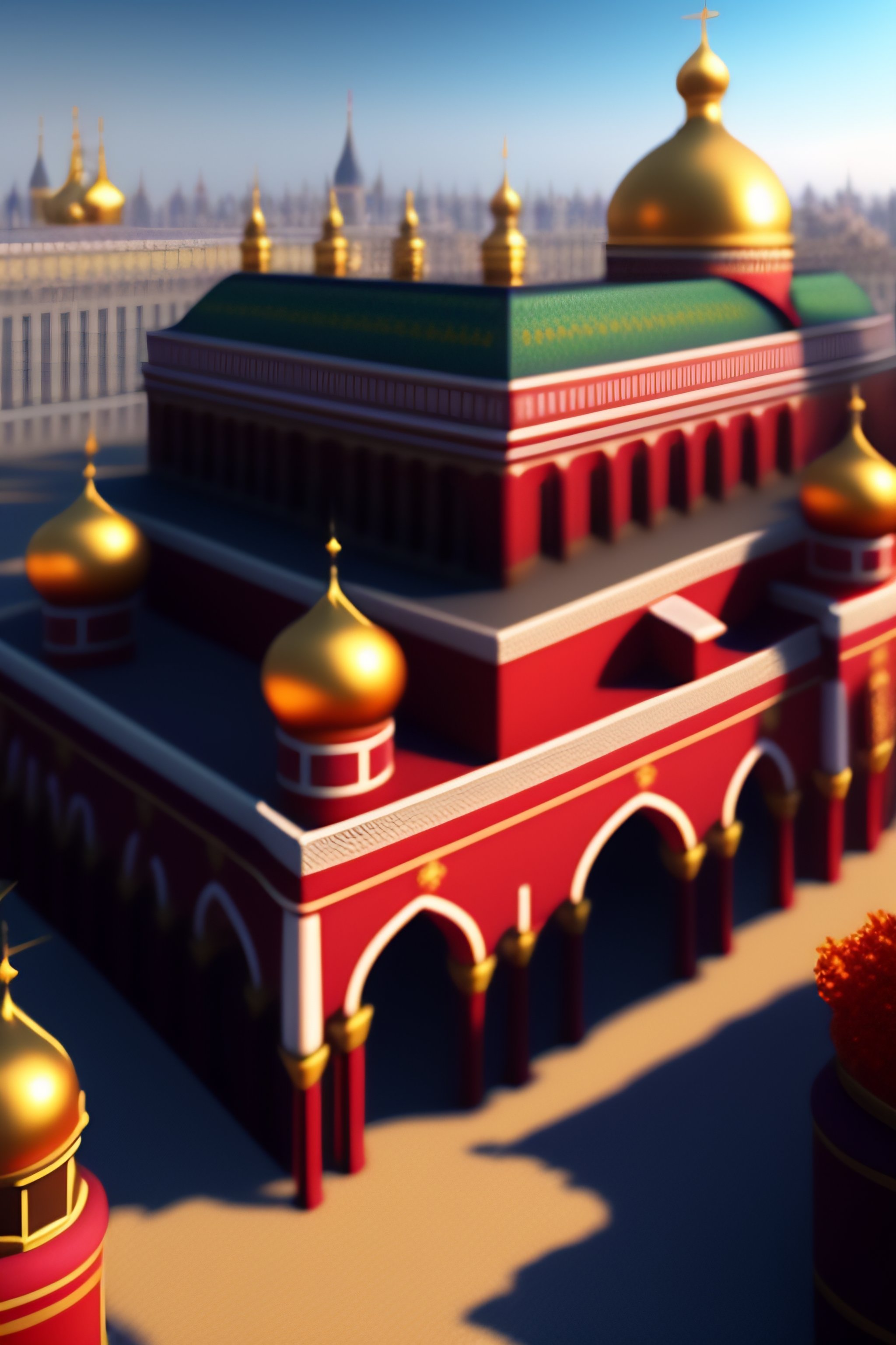 Lexica - Detailed isometric Kremlin on fire, strategic game, no ...