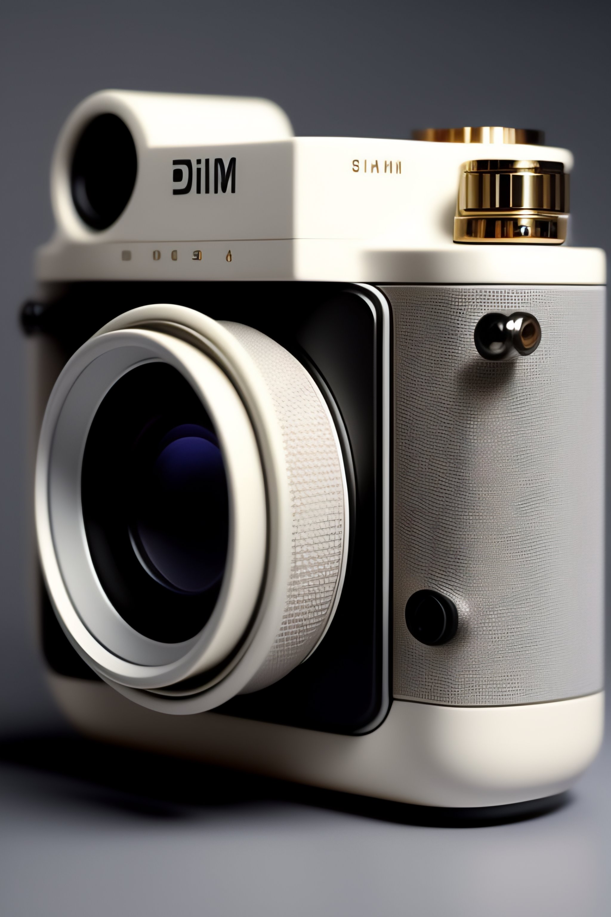 Lexica - A digital camera designed by Dieter Rams. Intricate details
