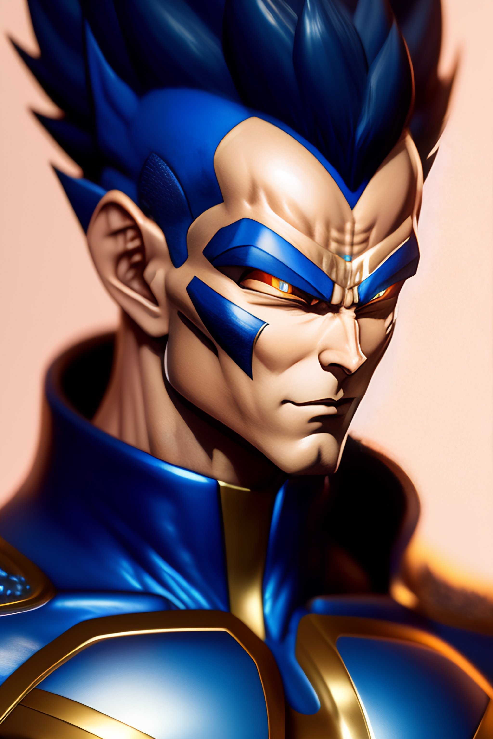 Lexica - Vegeta blue super saiyan, highly detailed, smooth, fine ...