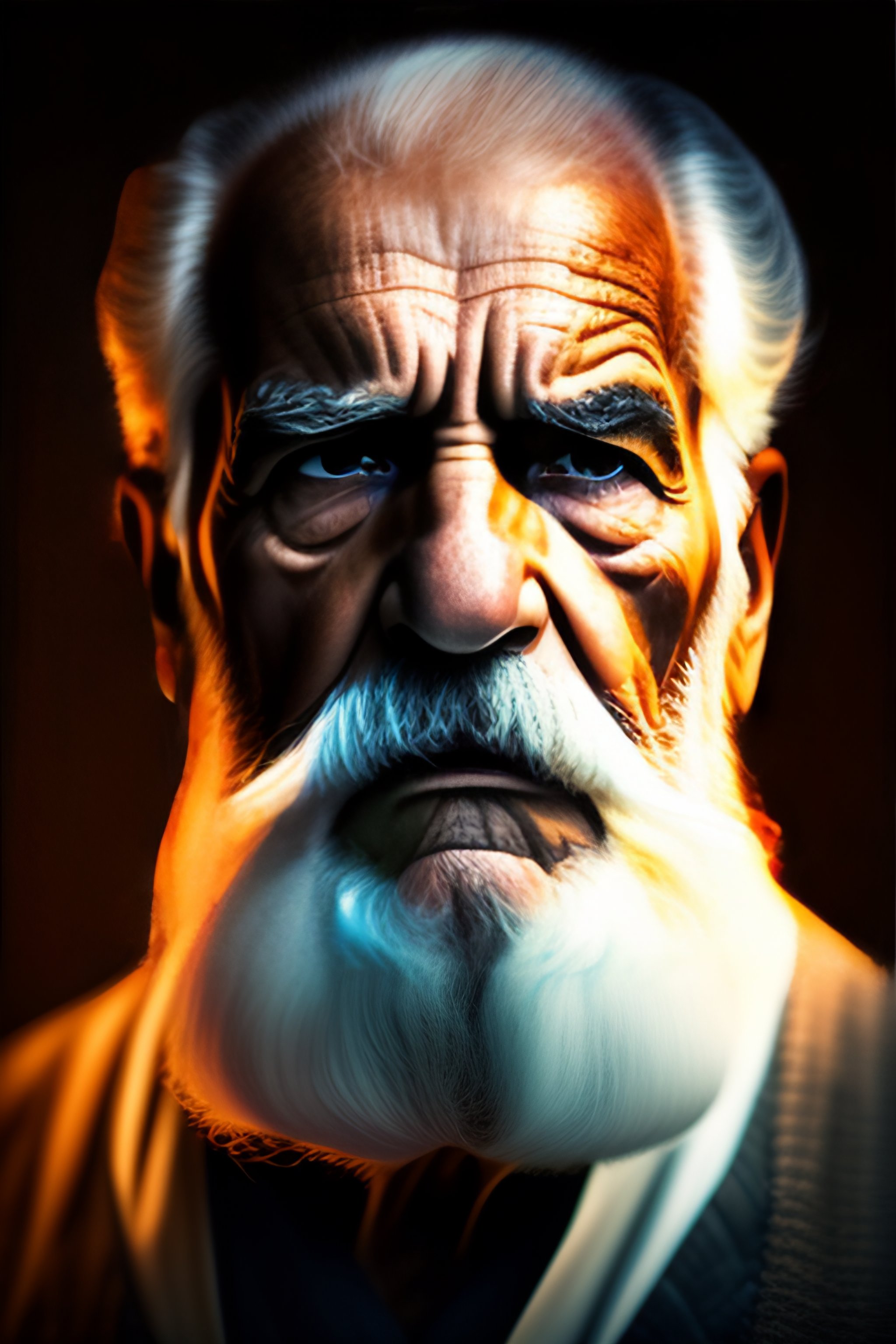 Lexica - Old greek man looking angry