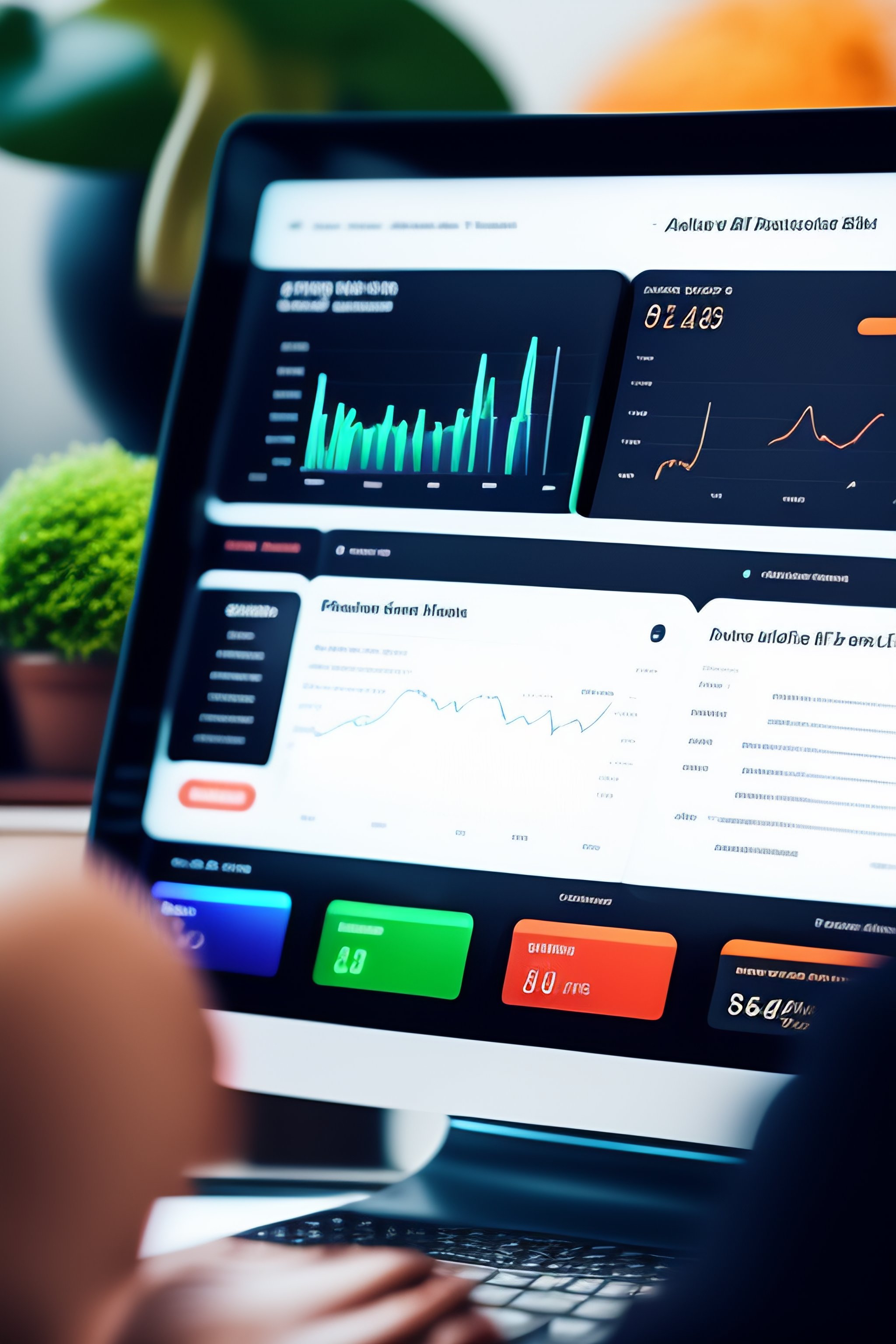 Lexica - Search engine dashboard - futuristic, dark mode