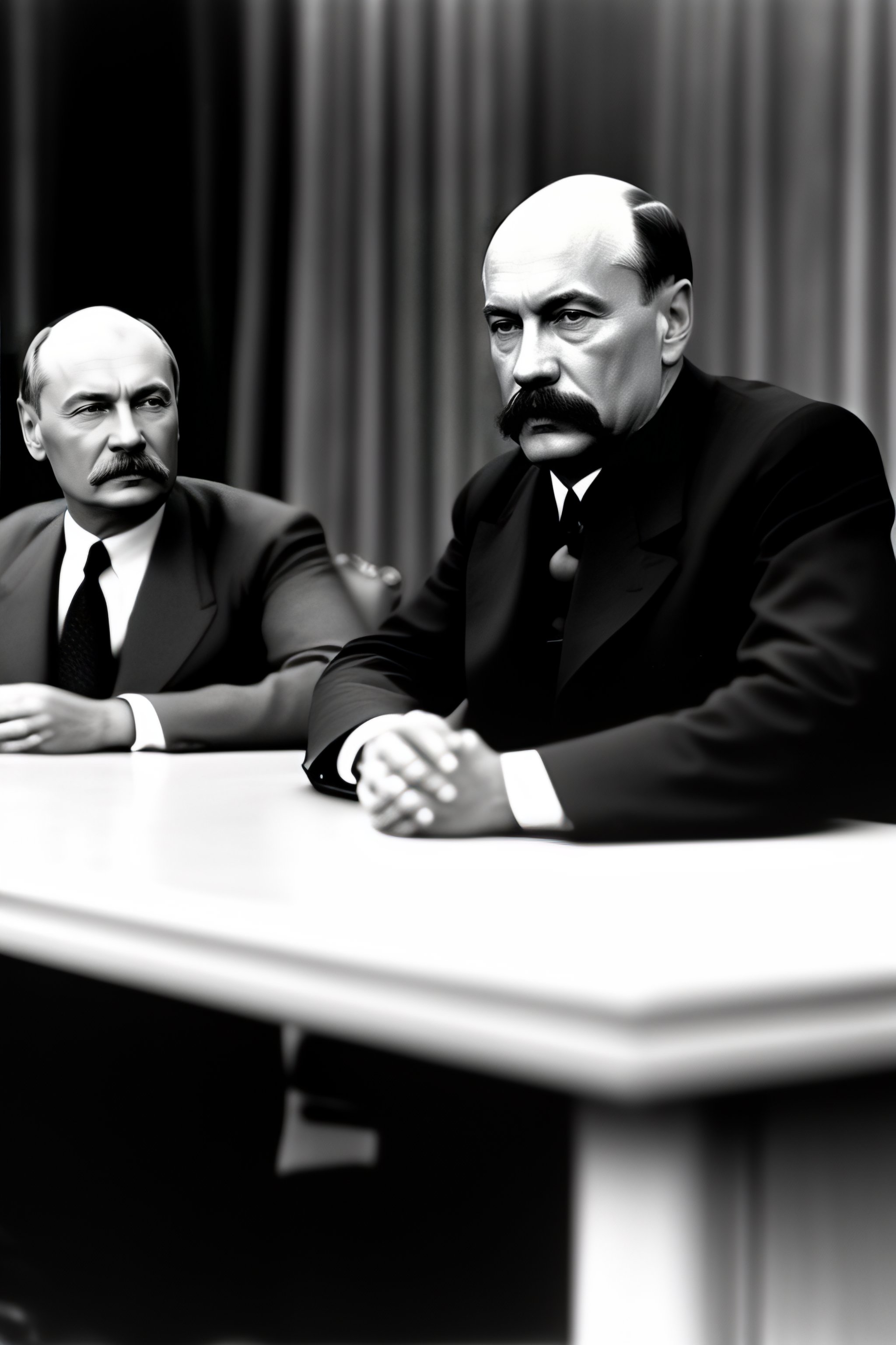 Lexica - Lenin stalin and putin sitting on an table together