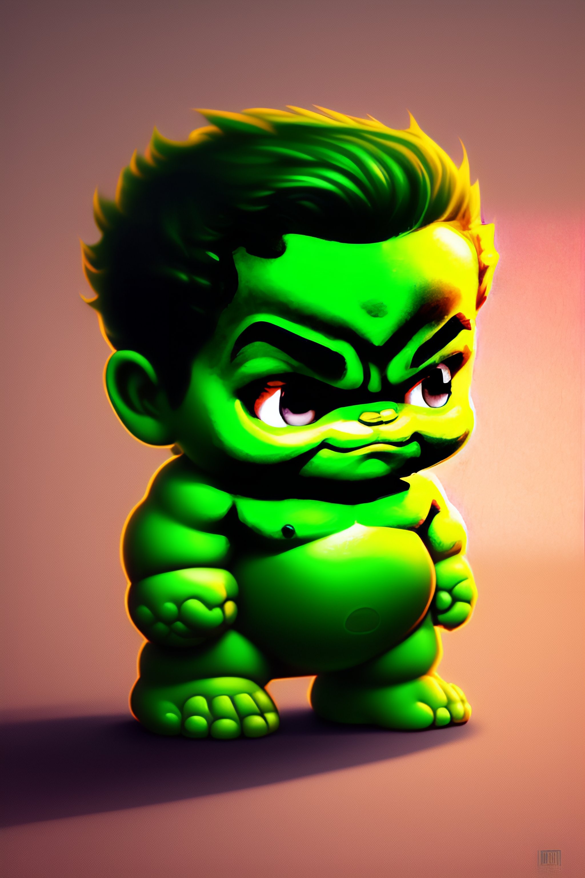 Lexica - Cute and adorable cartoon hulk baby, fantasy, dreamlike ...