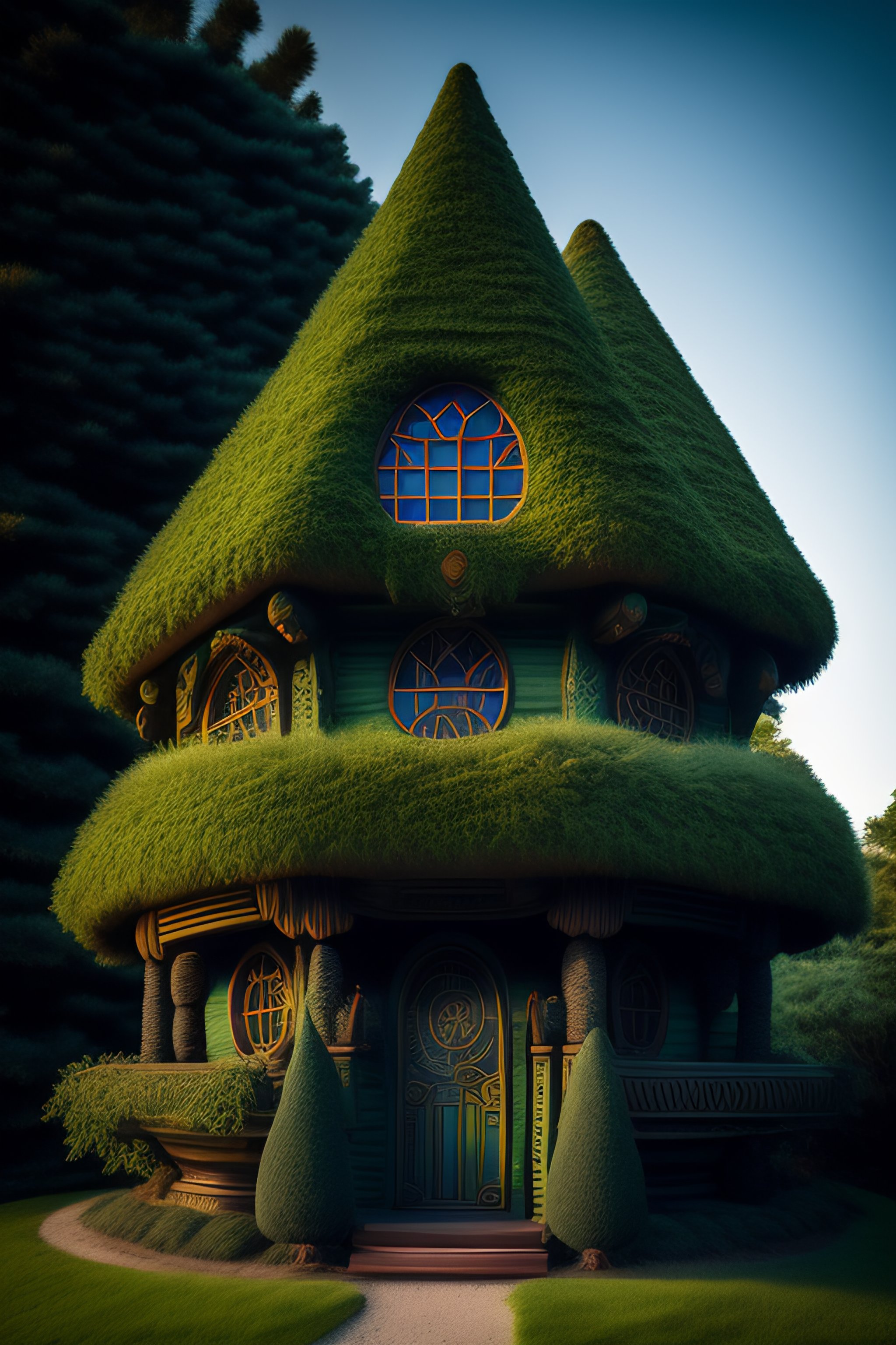 Lexica - Award winning photo titled “yoda's house“ , 35mm, F/2.8 ...