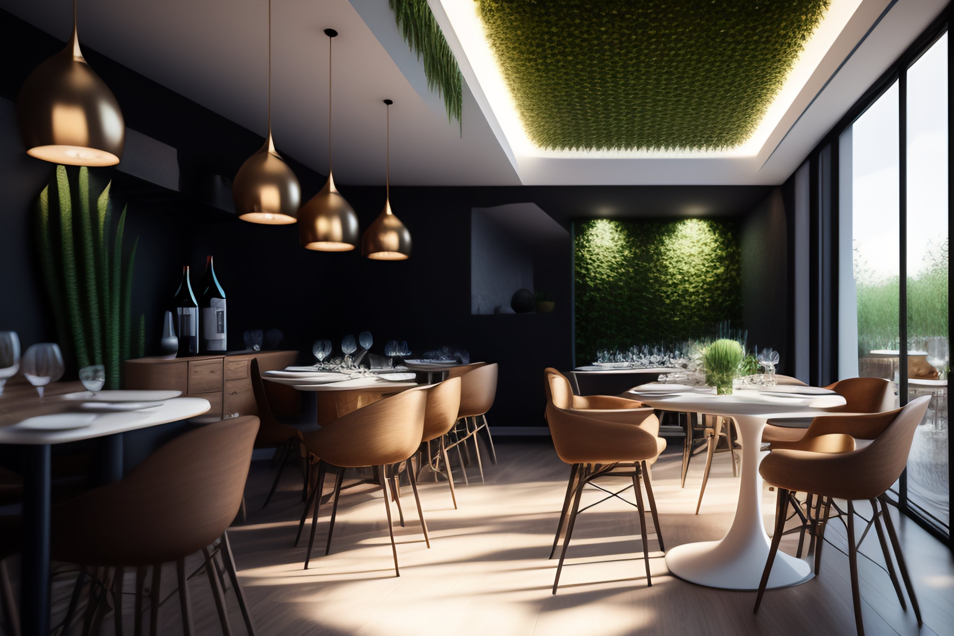 Modern Restaurant White