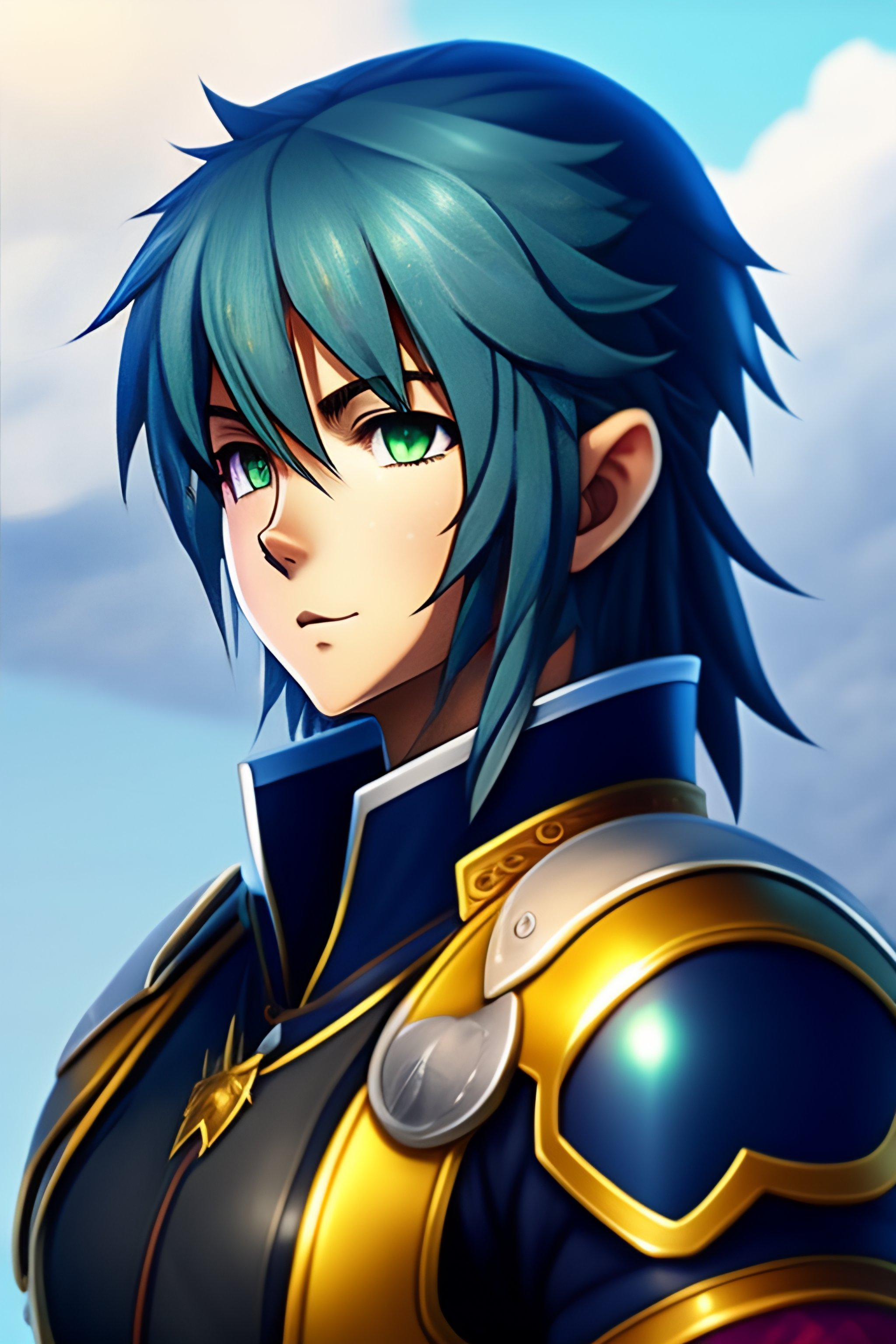 Lexica - Protrait, riku from kingdom hearts, sakimichan, grey hair ...