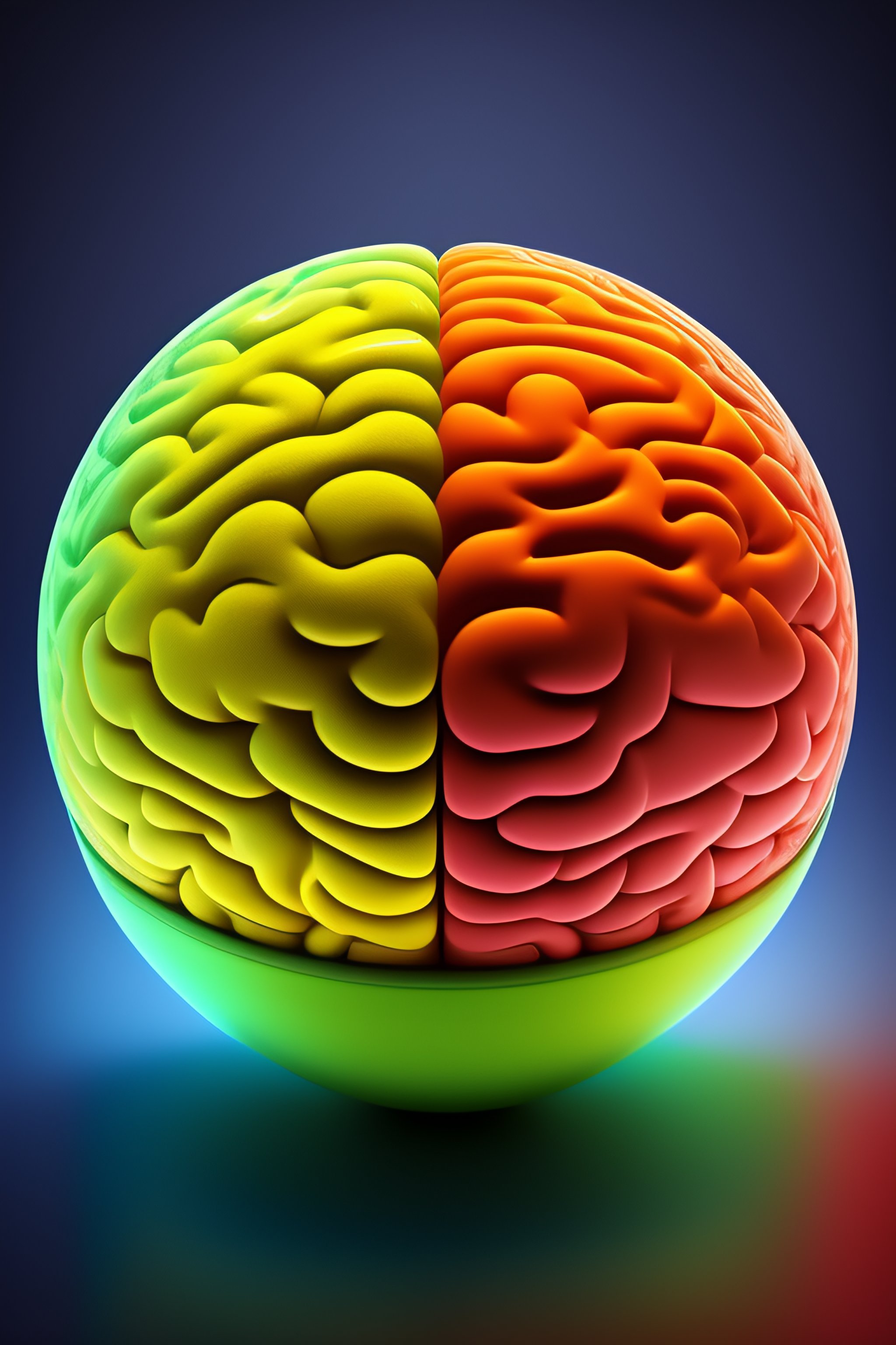 Lexica - Big tennis balls brain