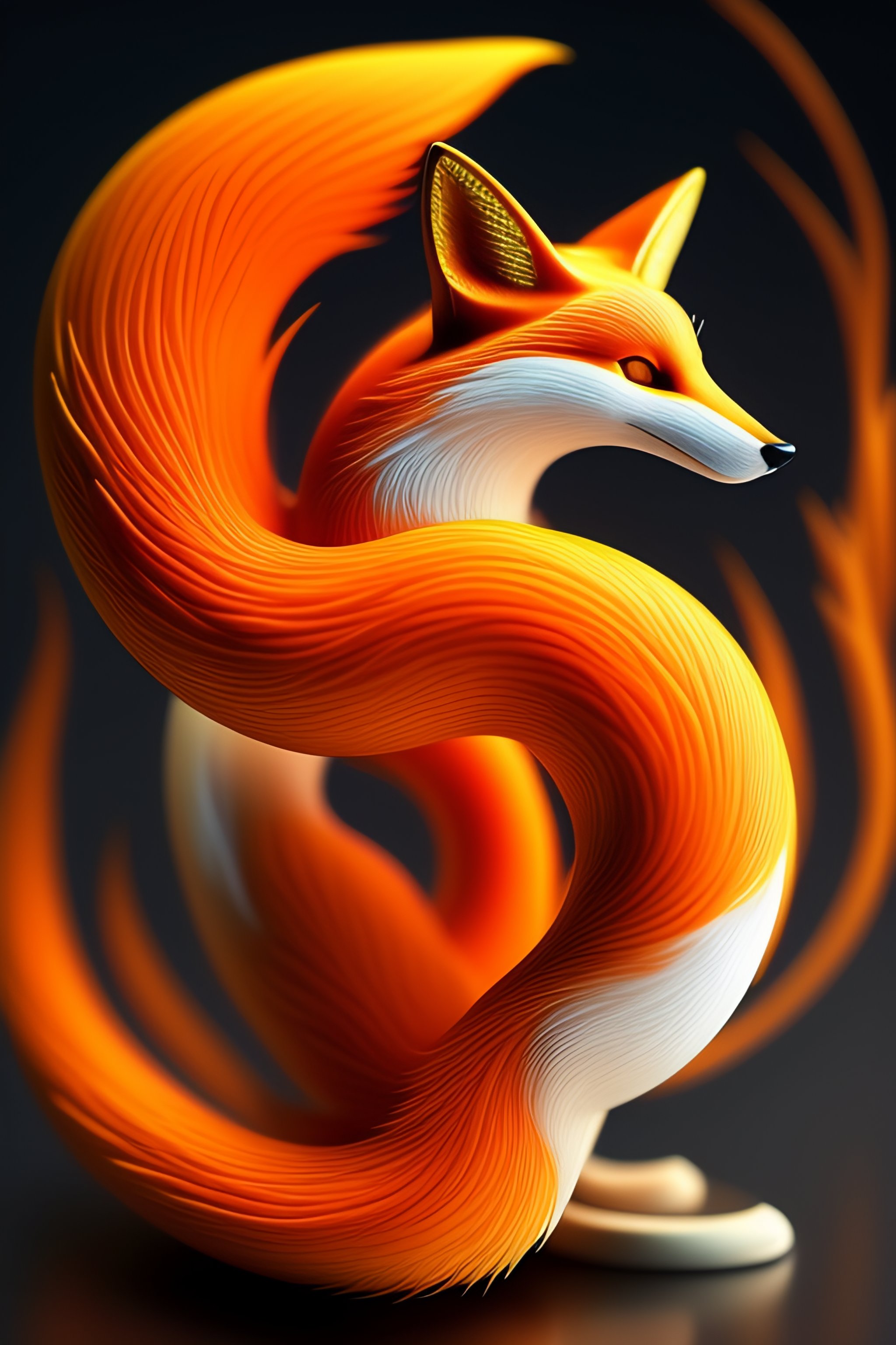 Lexica - Japanese nine-tailed fox