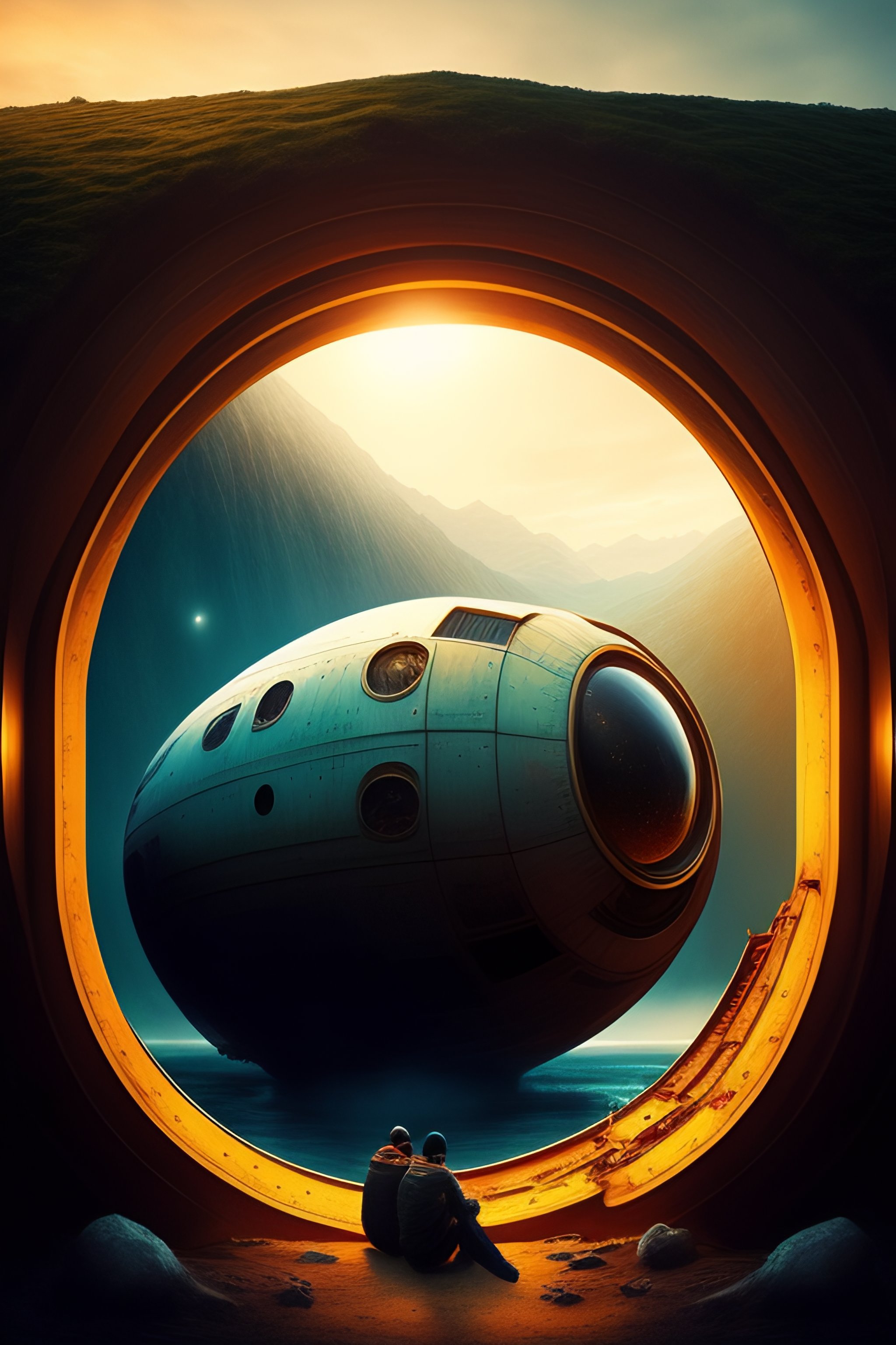 Lexica - A thousand years ago, a round spaceship landed on the planet ...