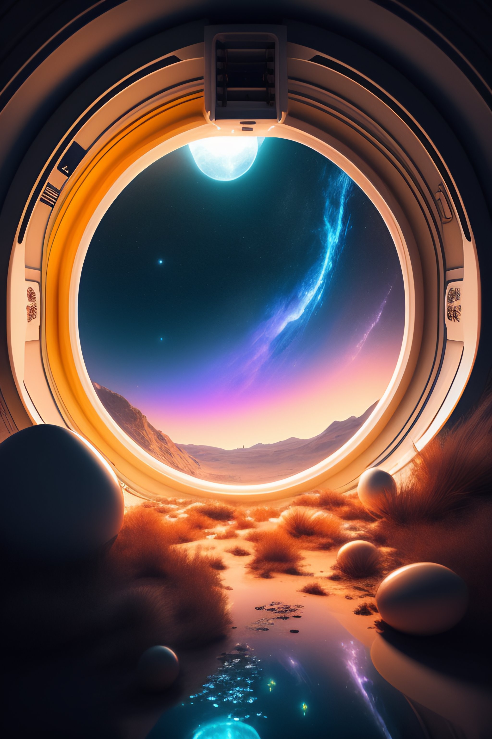 Lexica - An astronaut inside a liminal space, dynamic lighting ...