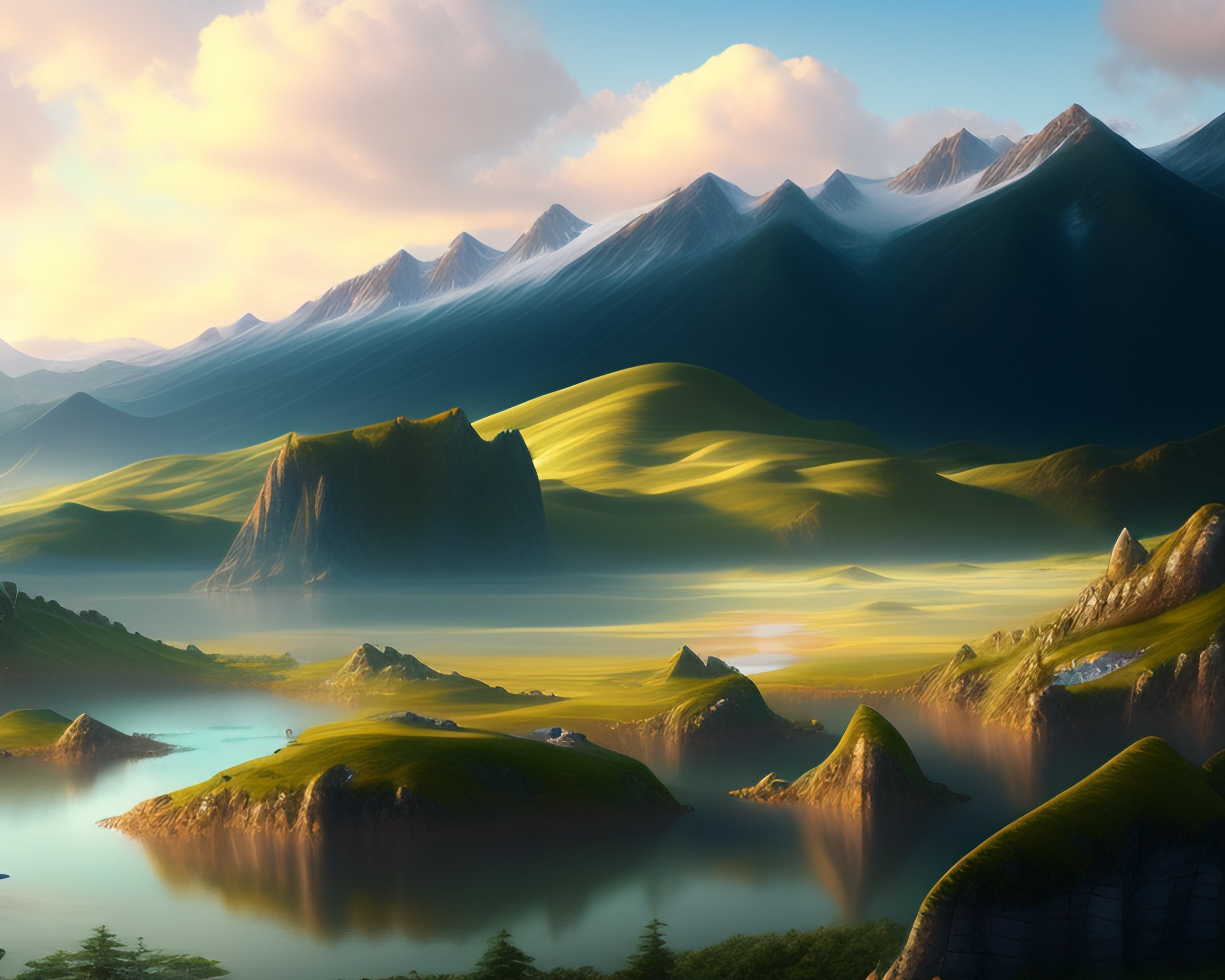 Lexica - A beautiful and highly detailed matte painting of the epic ...