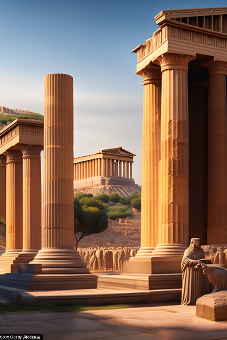 Lexica - Write a scene of Athens in the 5th century BC, with the ...