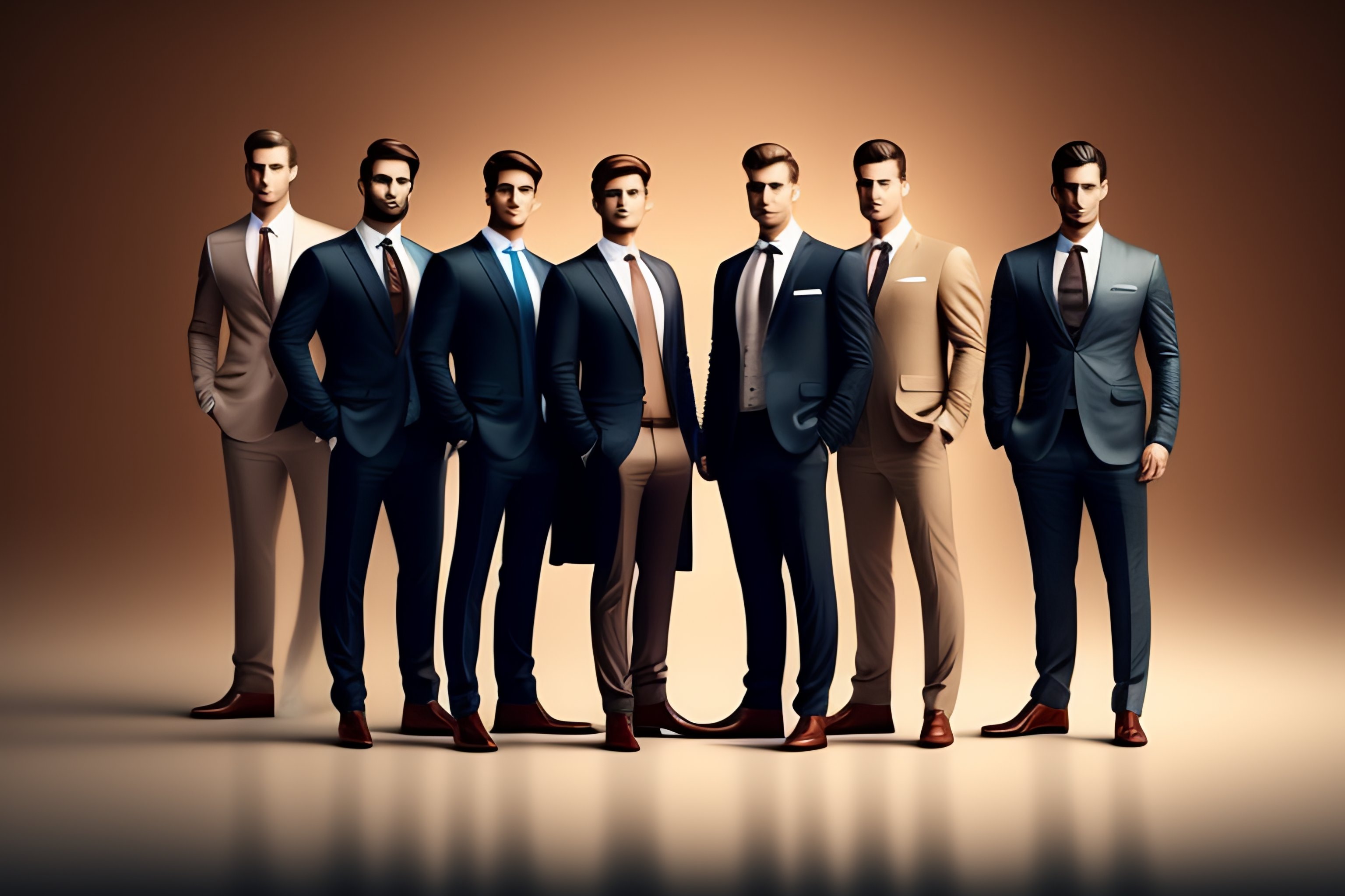 Lexica - Five very elegant, clever, tall, beautiful, handsome Caucasian ...