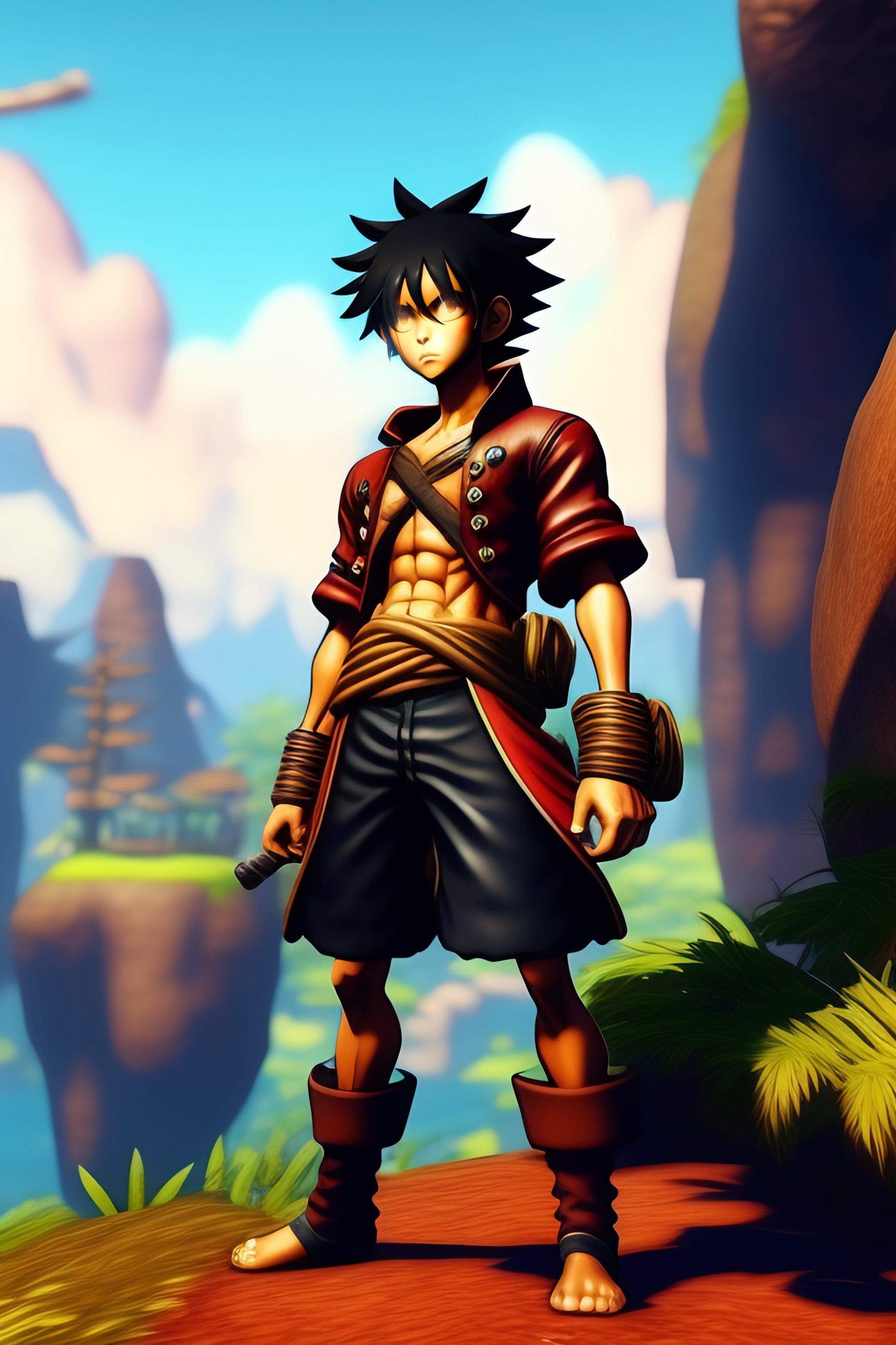 Lexica - Monkey D.luffy estilo the ark survival evolved