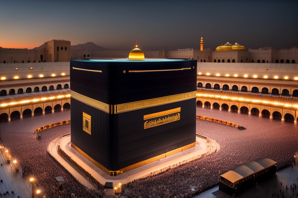 Lexica - For many, the journey to the Kaaba is a respite from the chaos ...