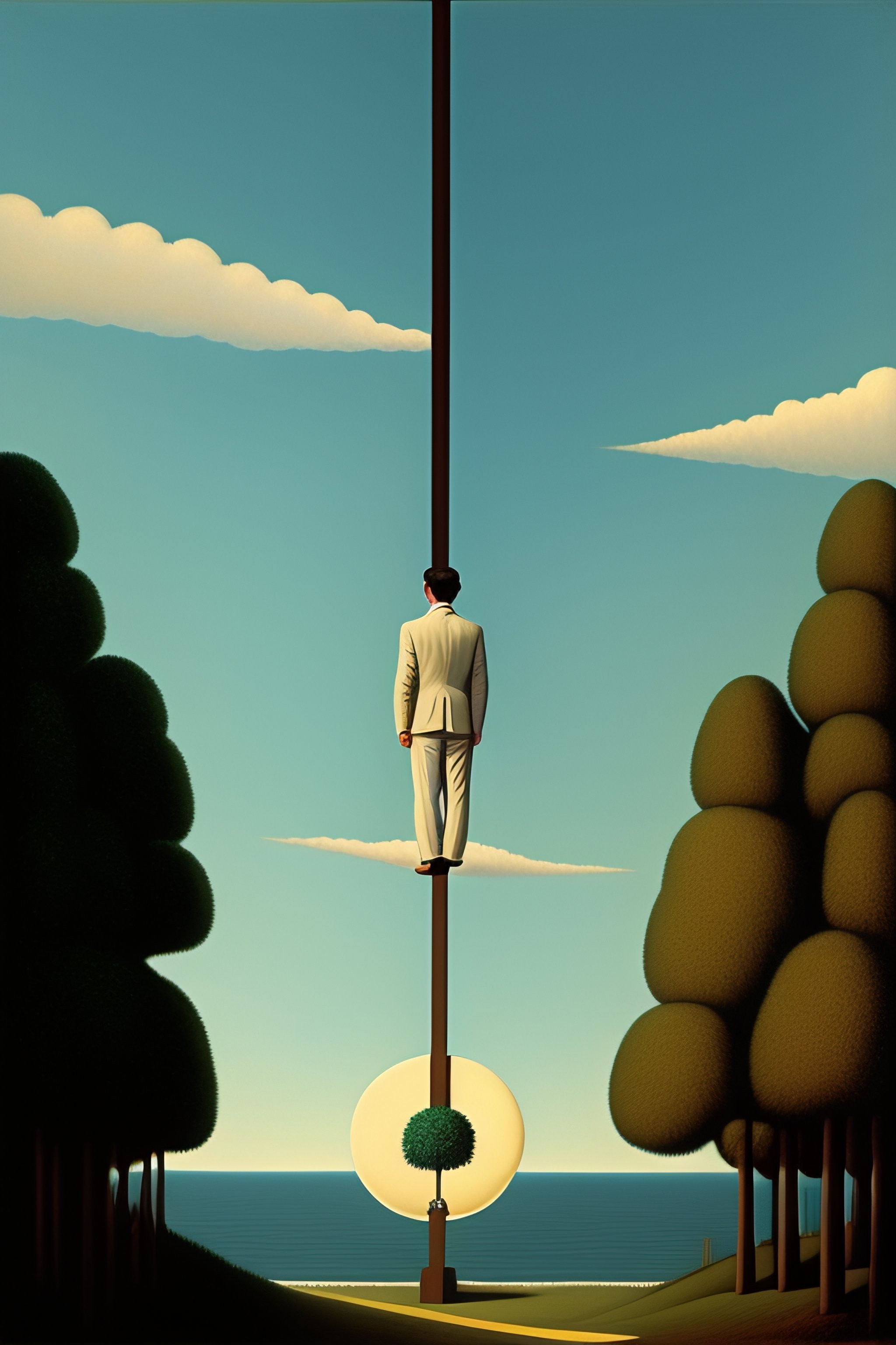 Lexica - The Hanged Man shows a man suspended from a T-shaped cross ...