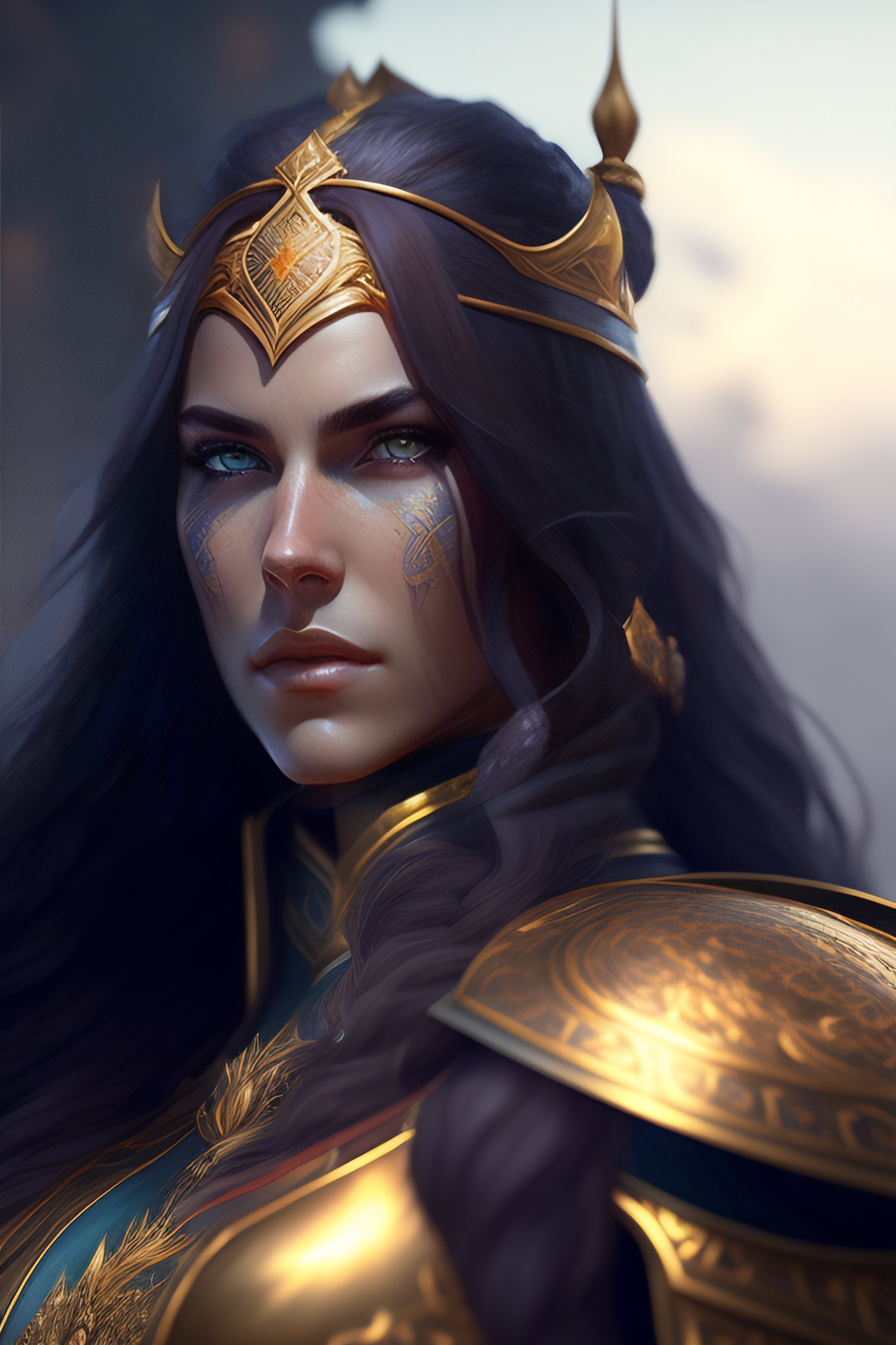 Lexica - Scene of a (heroic queen:1.4) female portrayed by alissa white ...