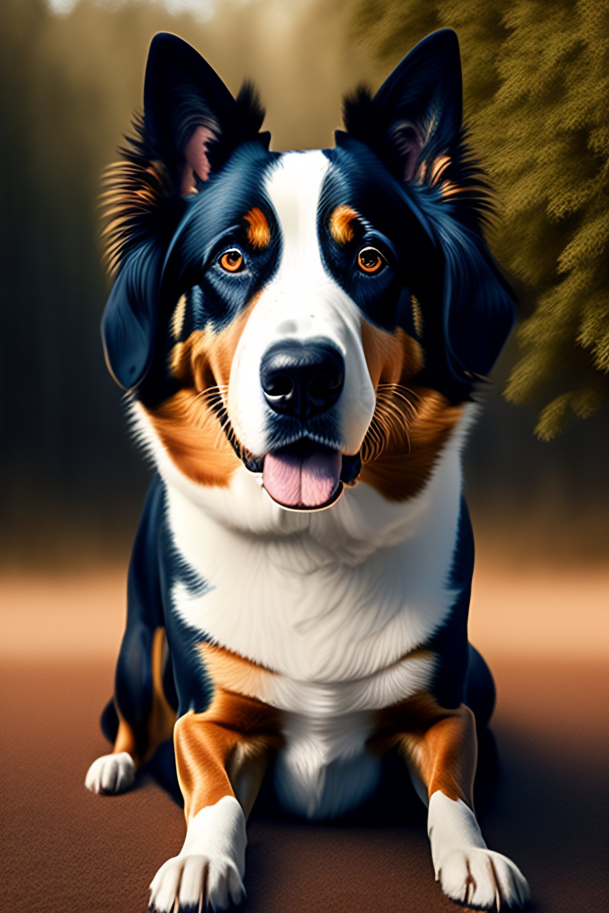 Lexica - The most beautiful dog, real photo