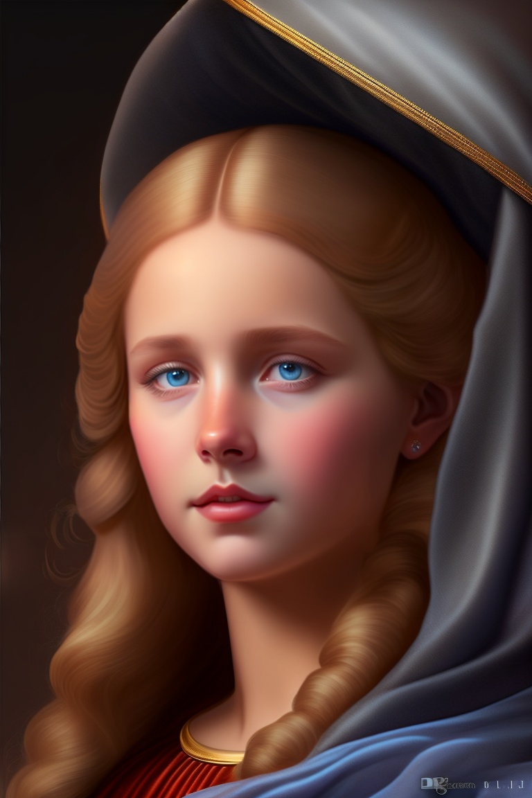 Lexica - Beautiful Mary Mother of Jesus, realistic