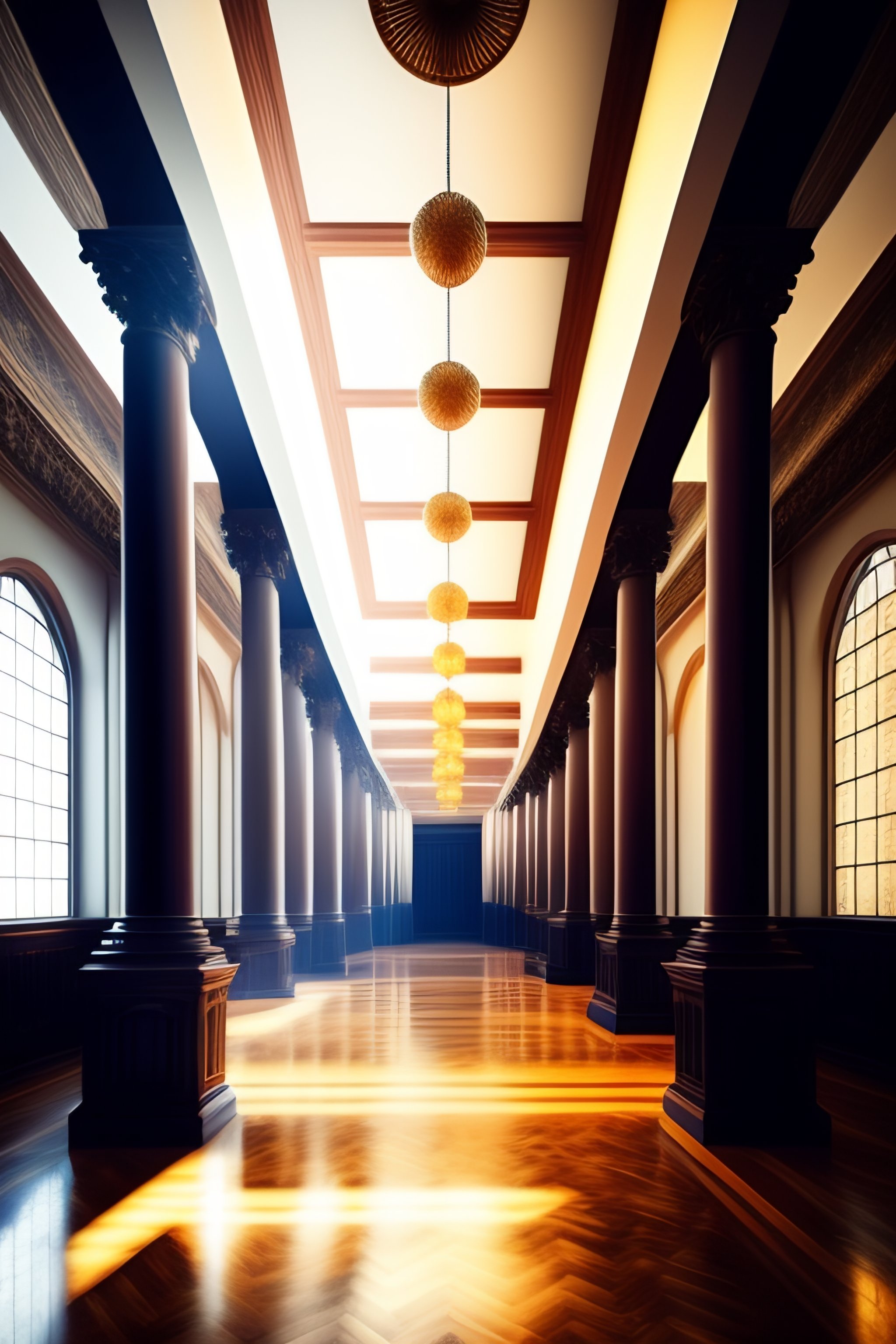 Lexica - A large hall with spectators and artists, symmetry, beauty ...