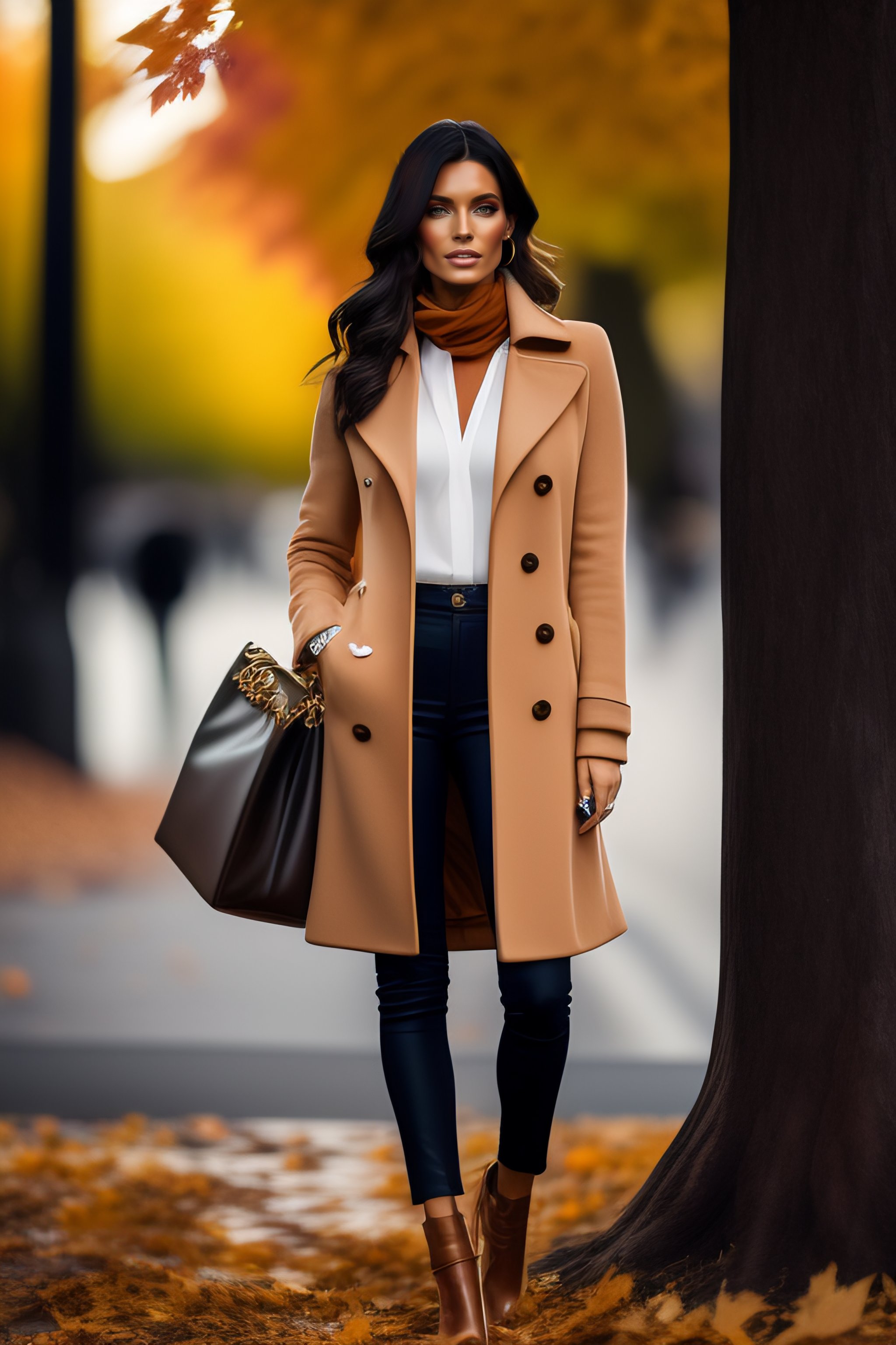 Lexica - Professional photo of Fall Outfits collection, brunette model ...