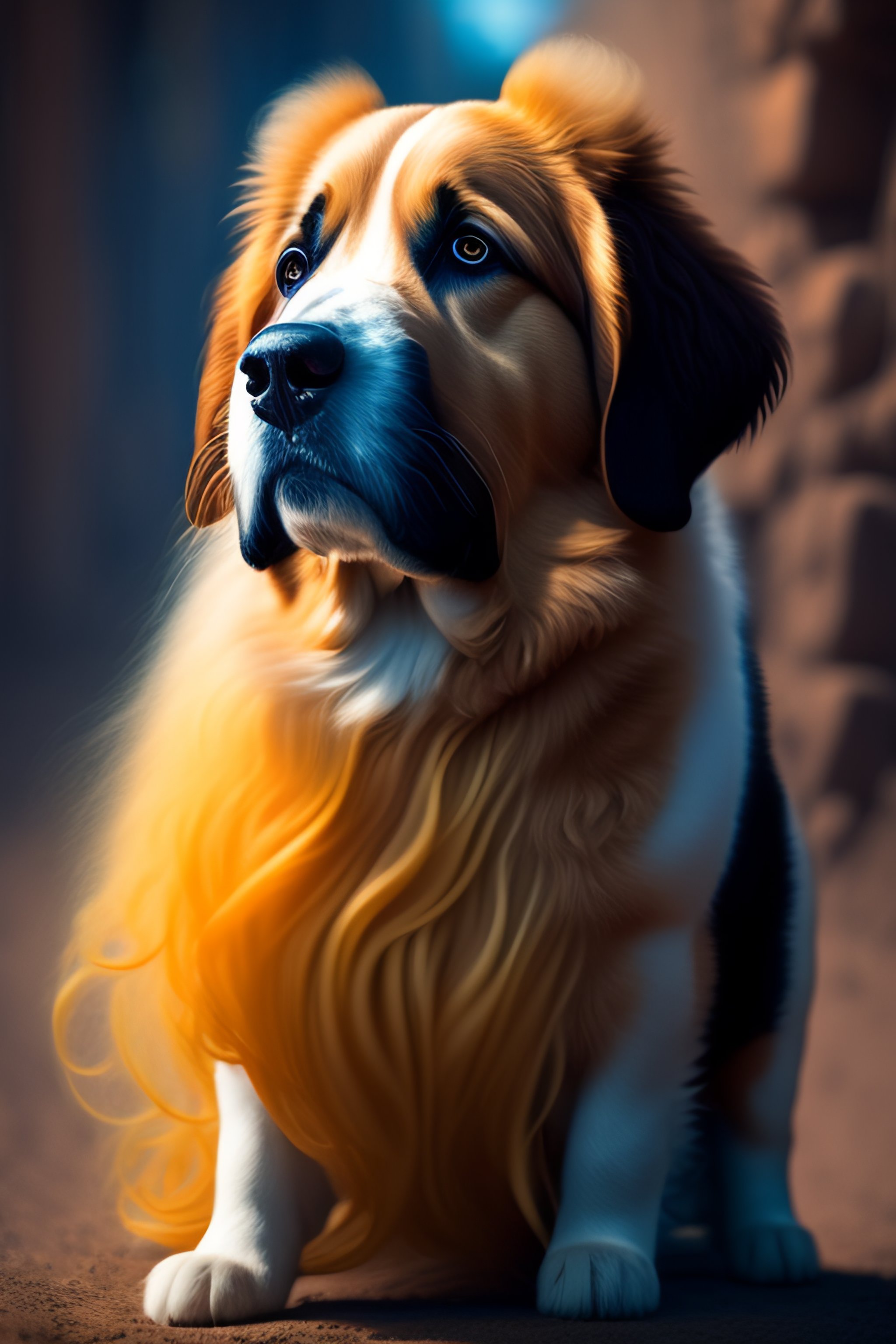 Lexica - Samson with spaghetti hair.