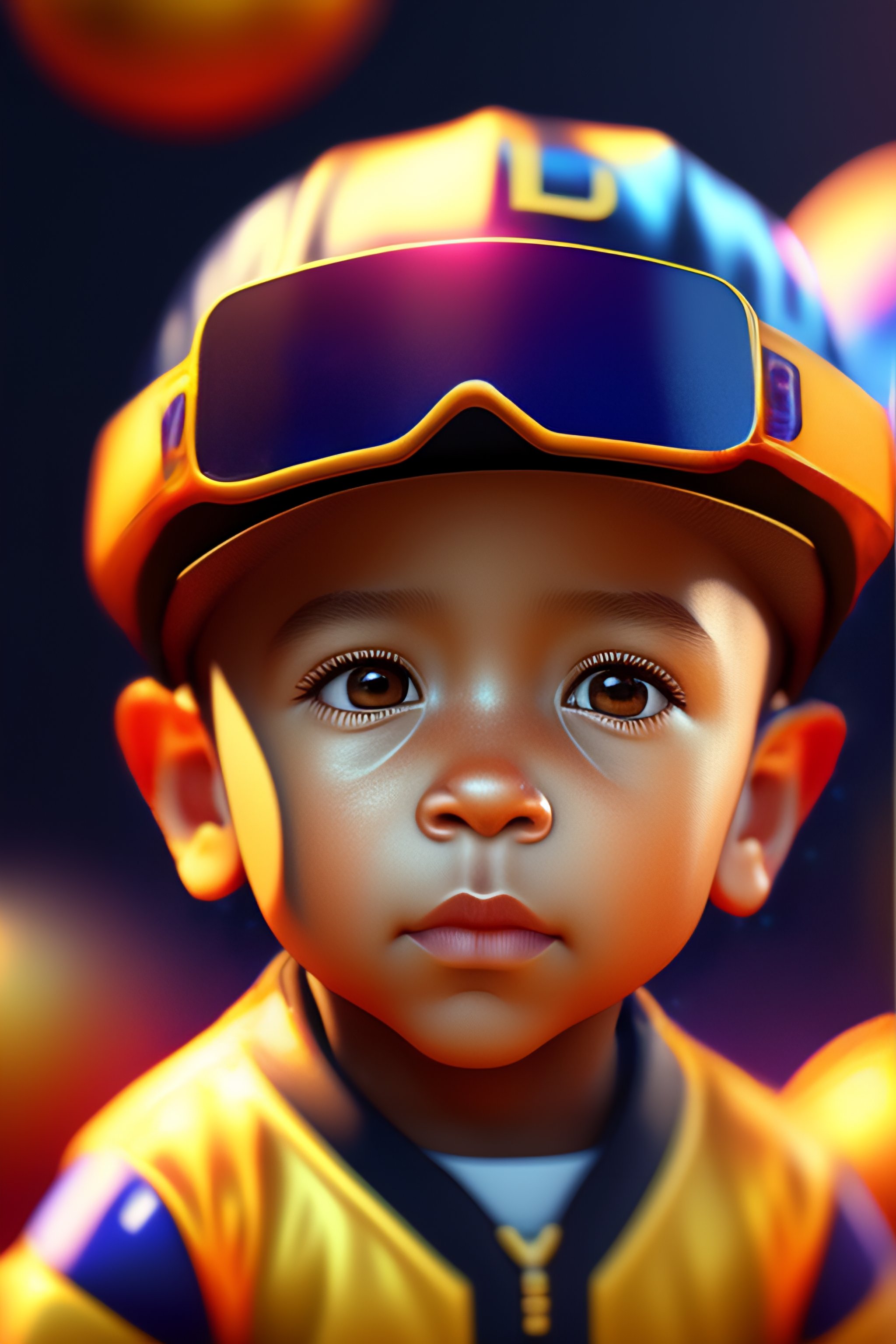 Lexica - Baby neymar, moonwalker, render, rembrandt, cgsociety ...