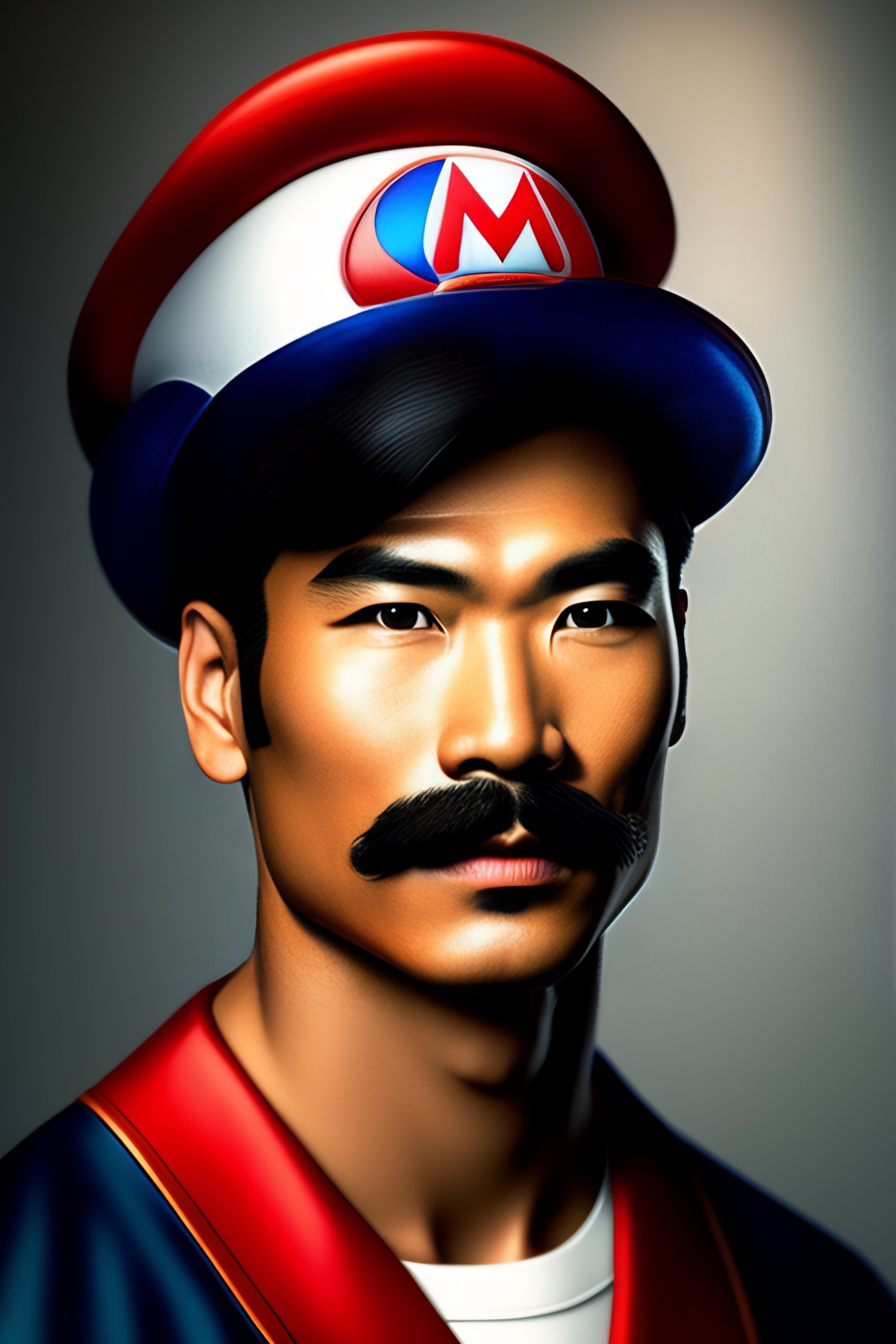 Lexica - A lifelike portrait of Mario, by Tina Nguyen, pexels contest ...
