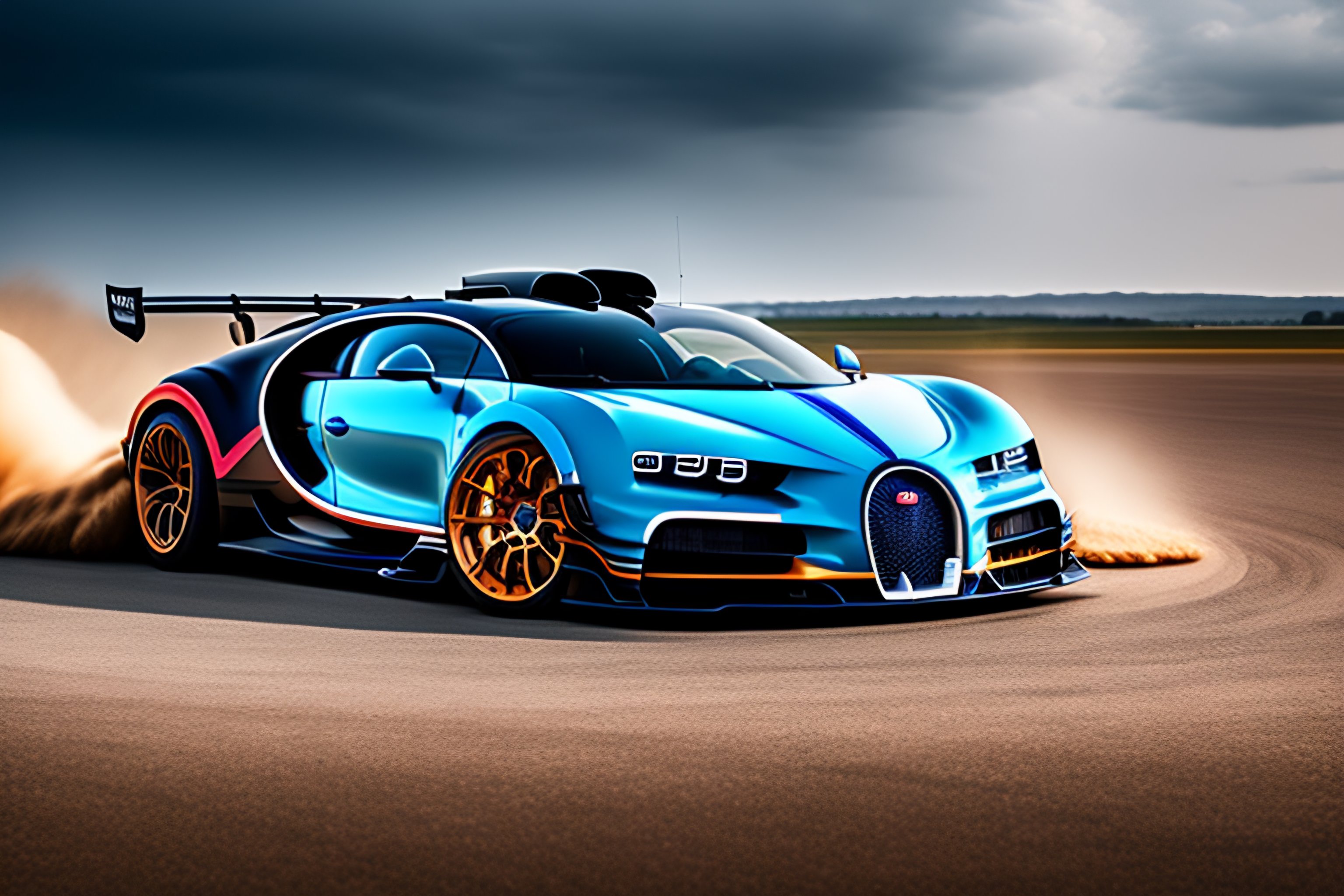 Lexica - Bugatti Chiron as a rally car