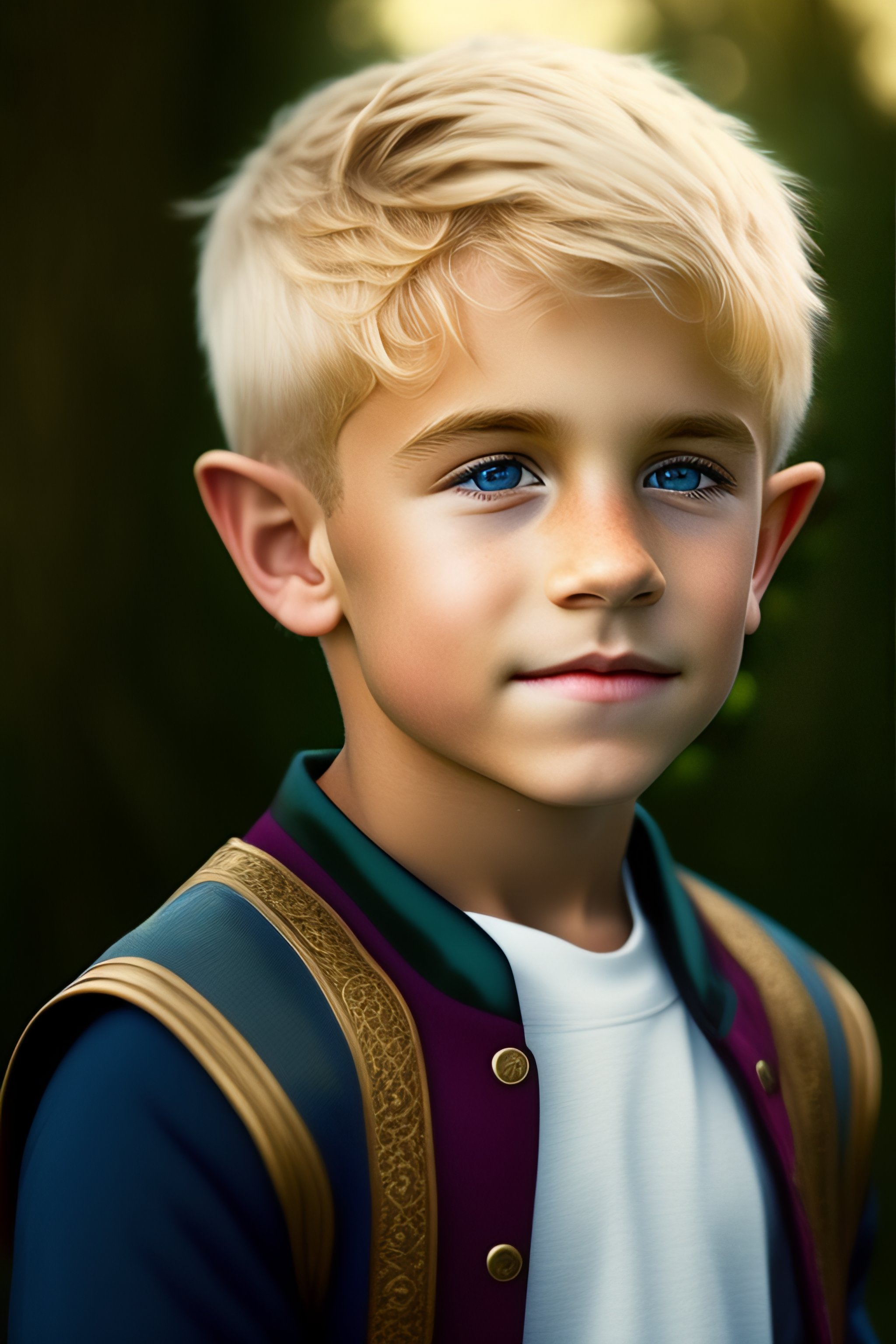 Dirty Blonde Hair Boy
