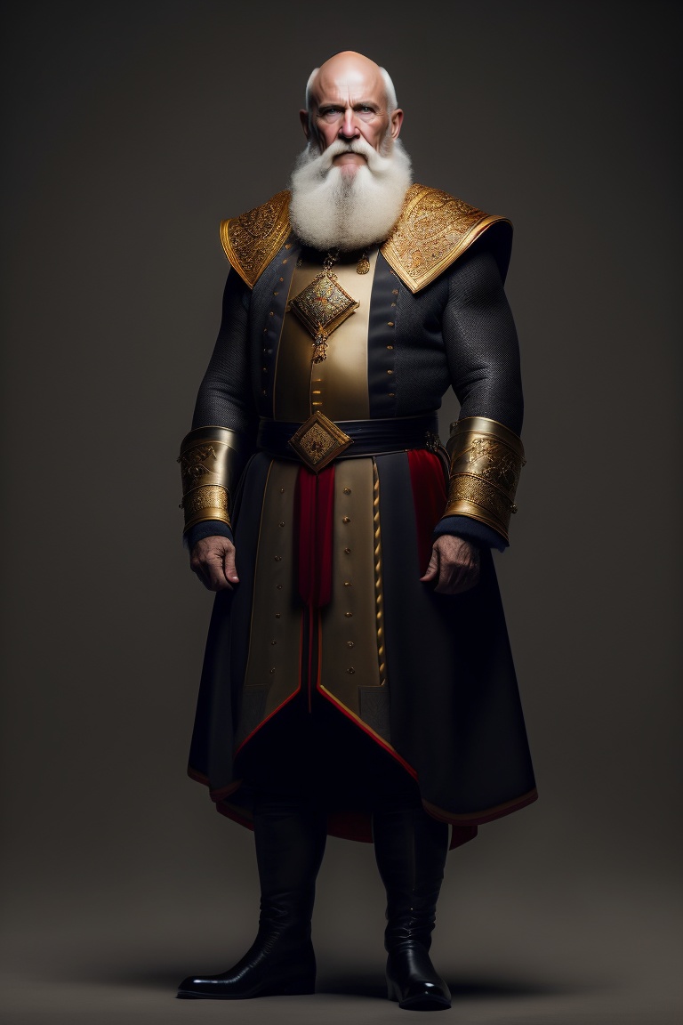 Lexica - King portrait photography, full body, black background, wise ...