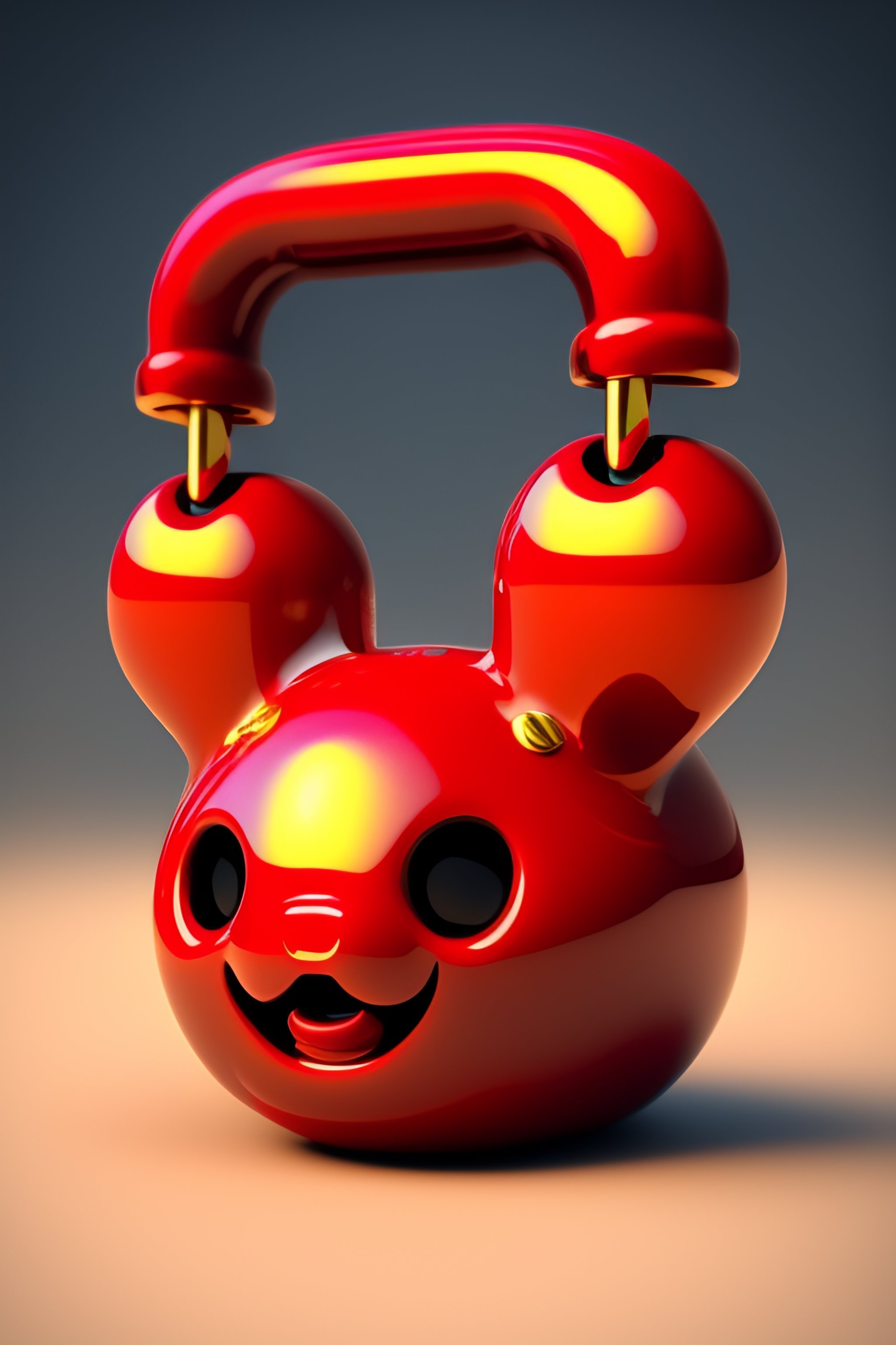 Lexica - Diabolical cartoon kettlebell, fantasy, dreamlike, surrealism ...