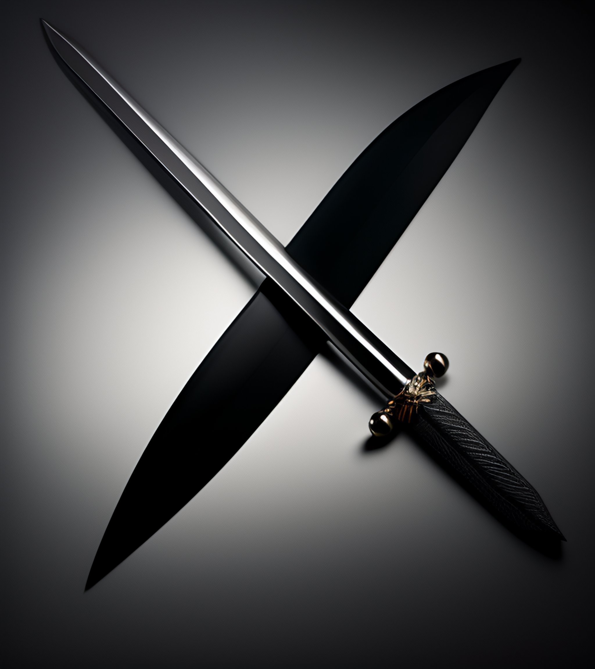 Lexica - Dark long Sword , realistic photo , showing all the sword ...