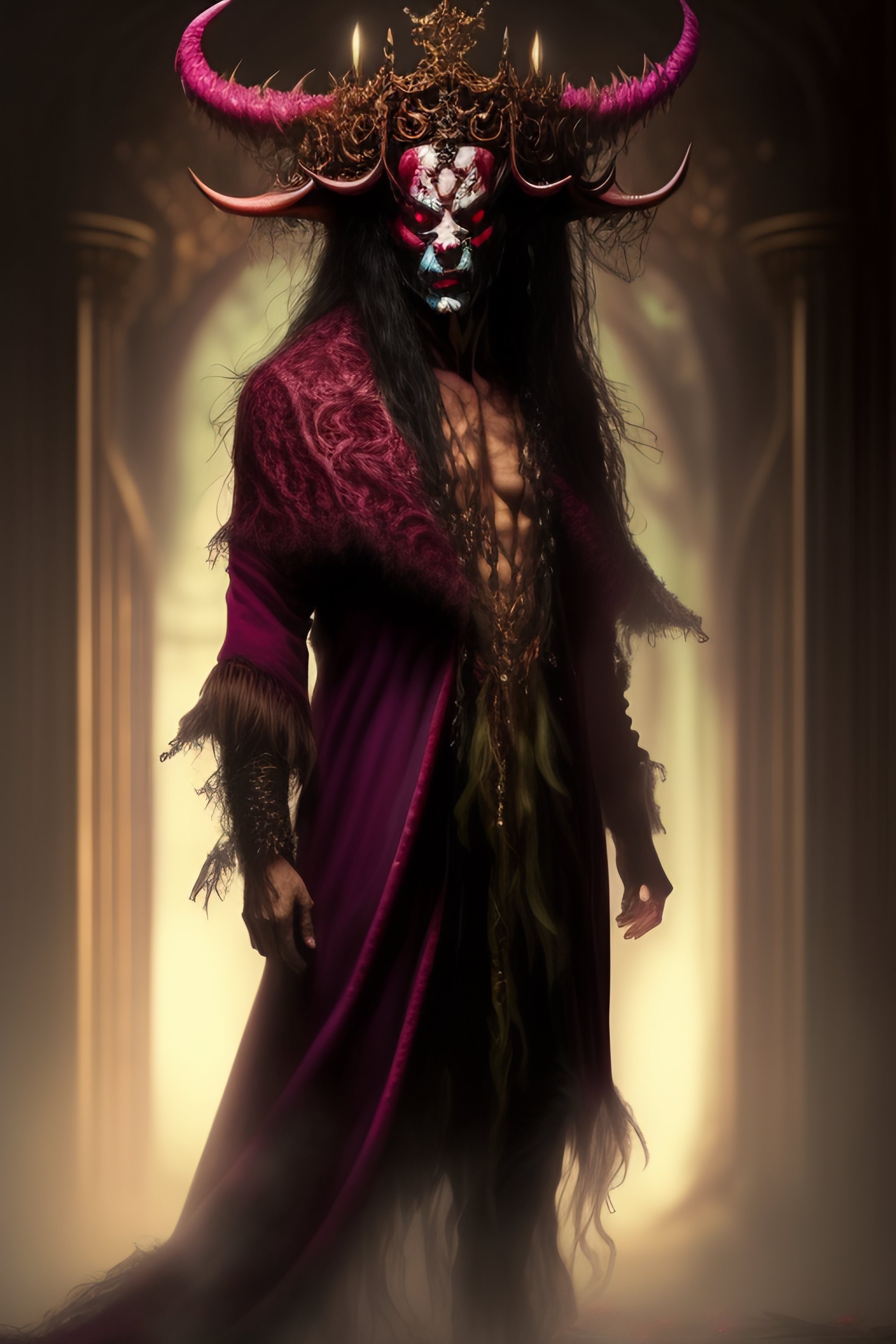 Lexica - Fullbody creature concept demon of envy looks like a ...