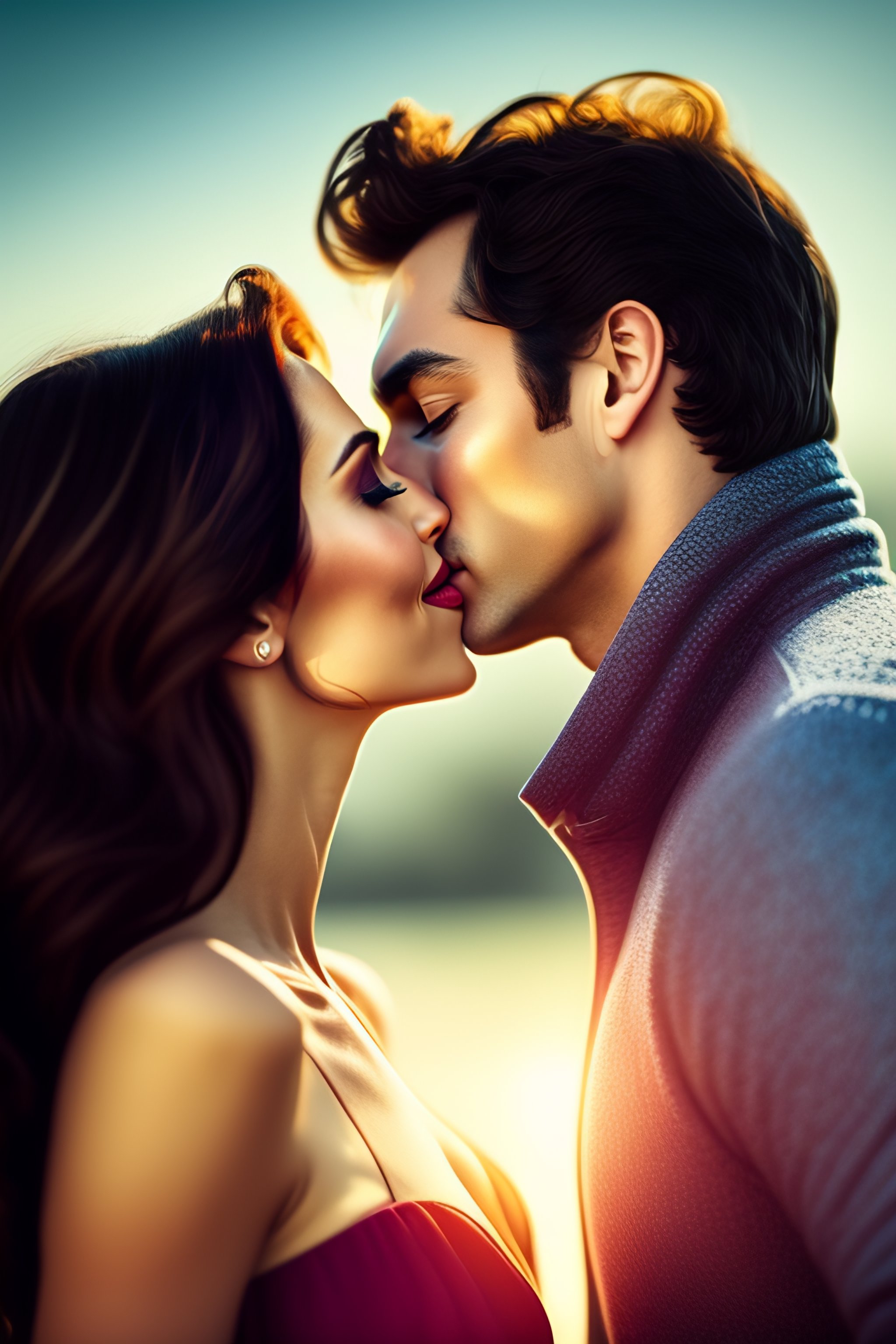 Lexica - Kissing couple