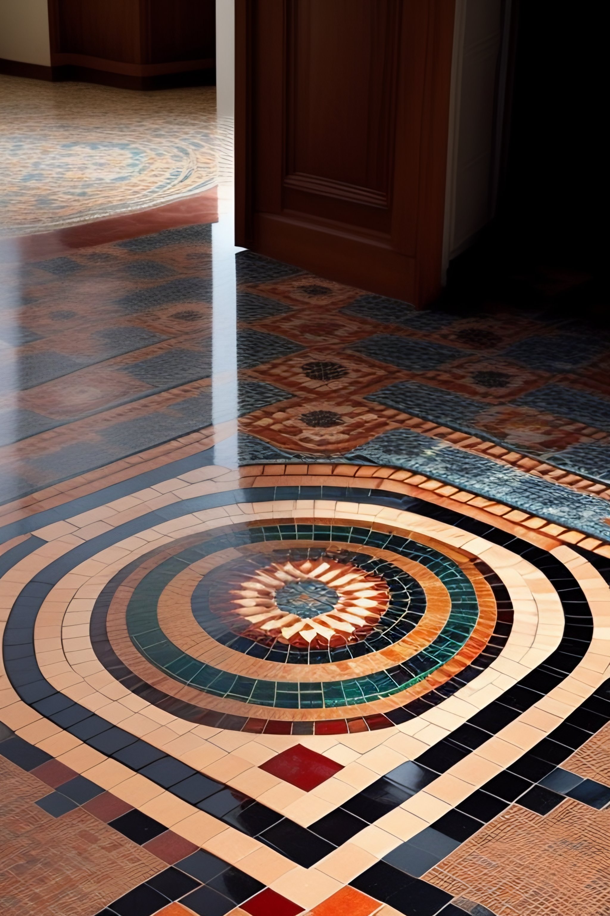 Lexica - Mosaic floor art texture