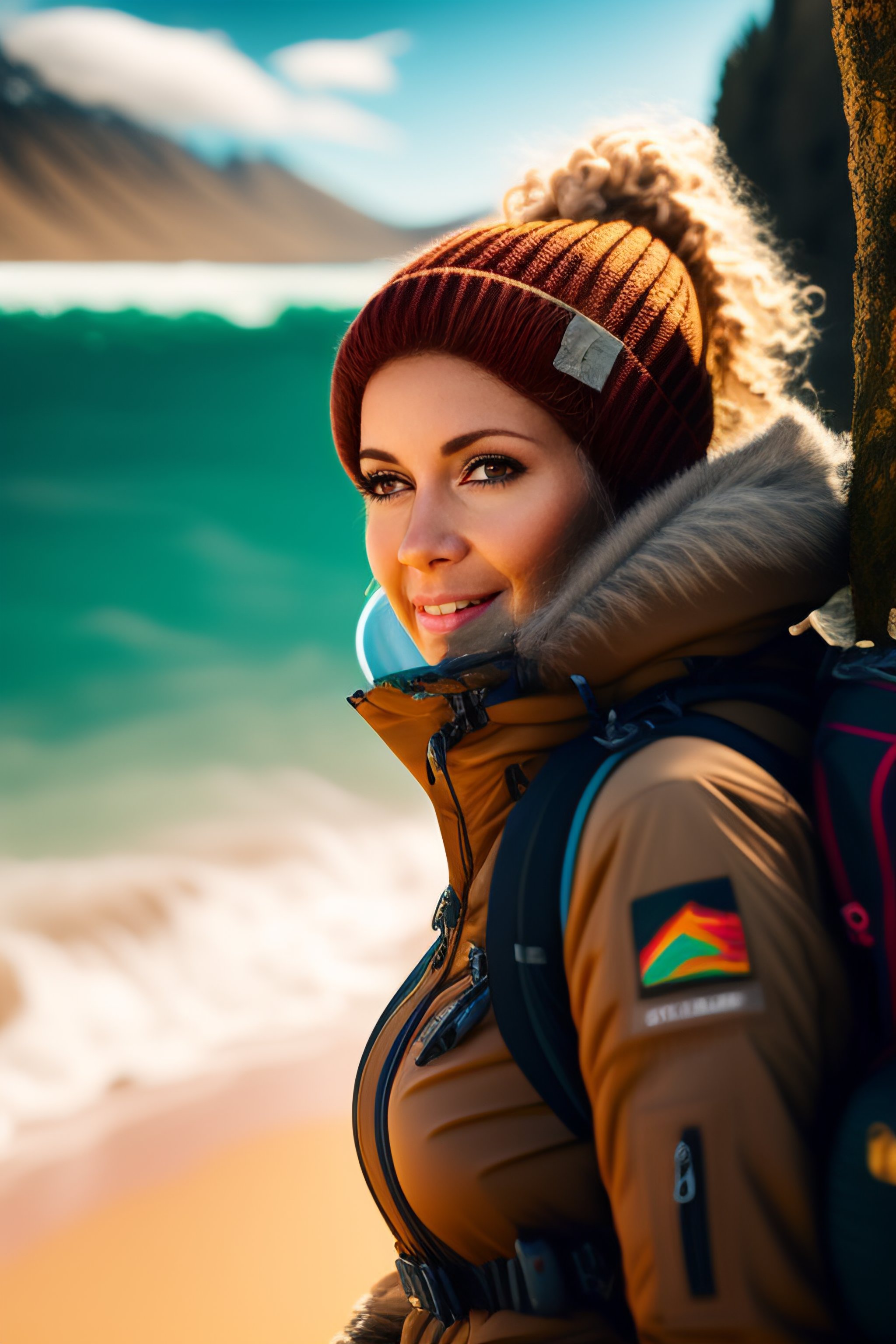 Lexica - Adventurous adult female explorer