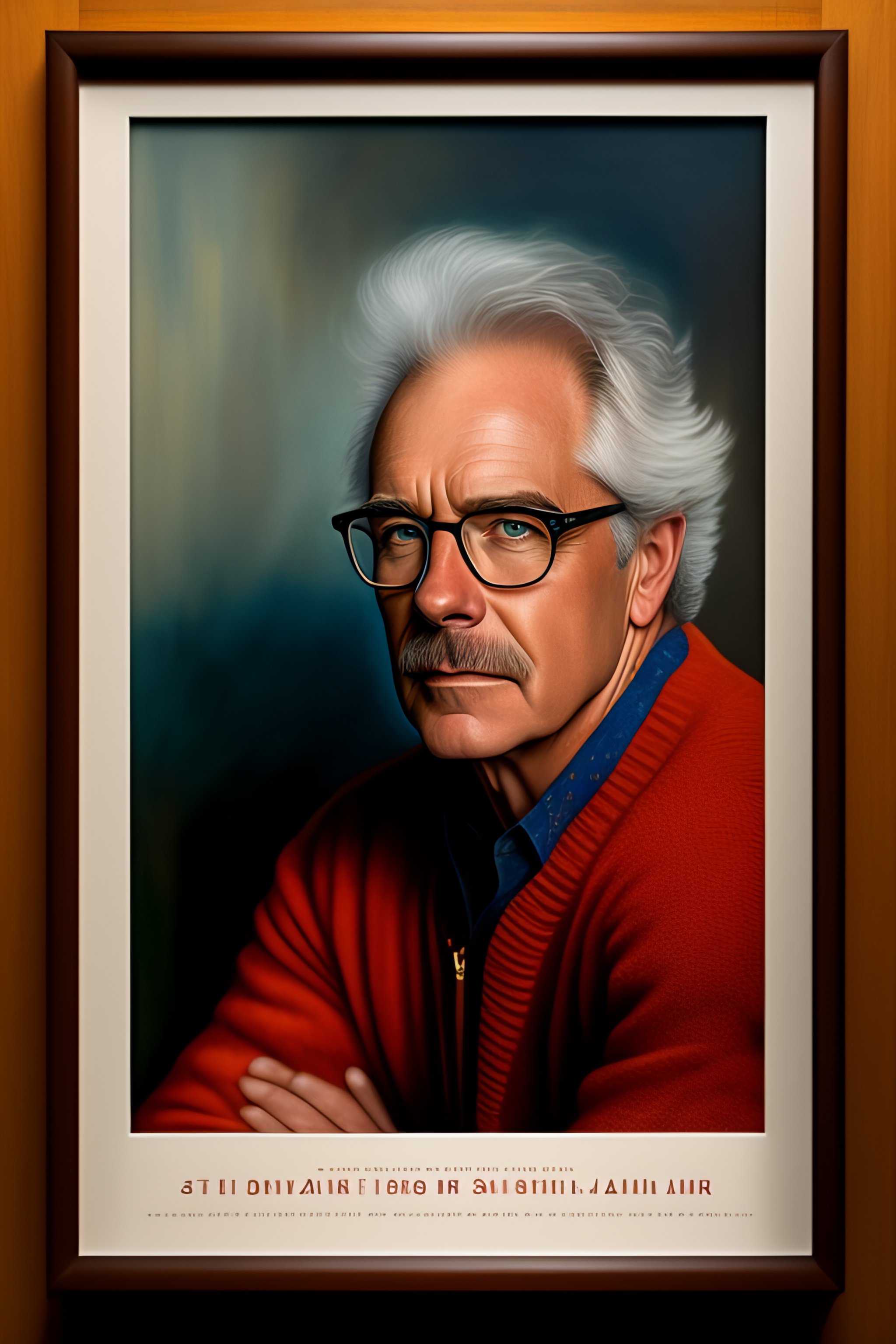 Lexica - Portrait of an artistic all american male writer over 55