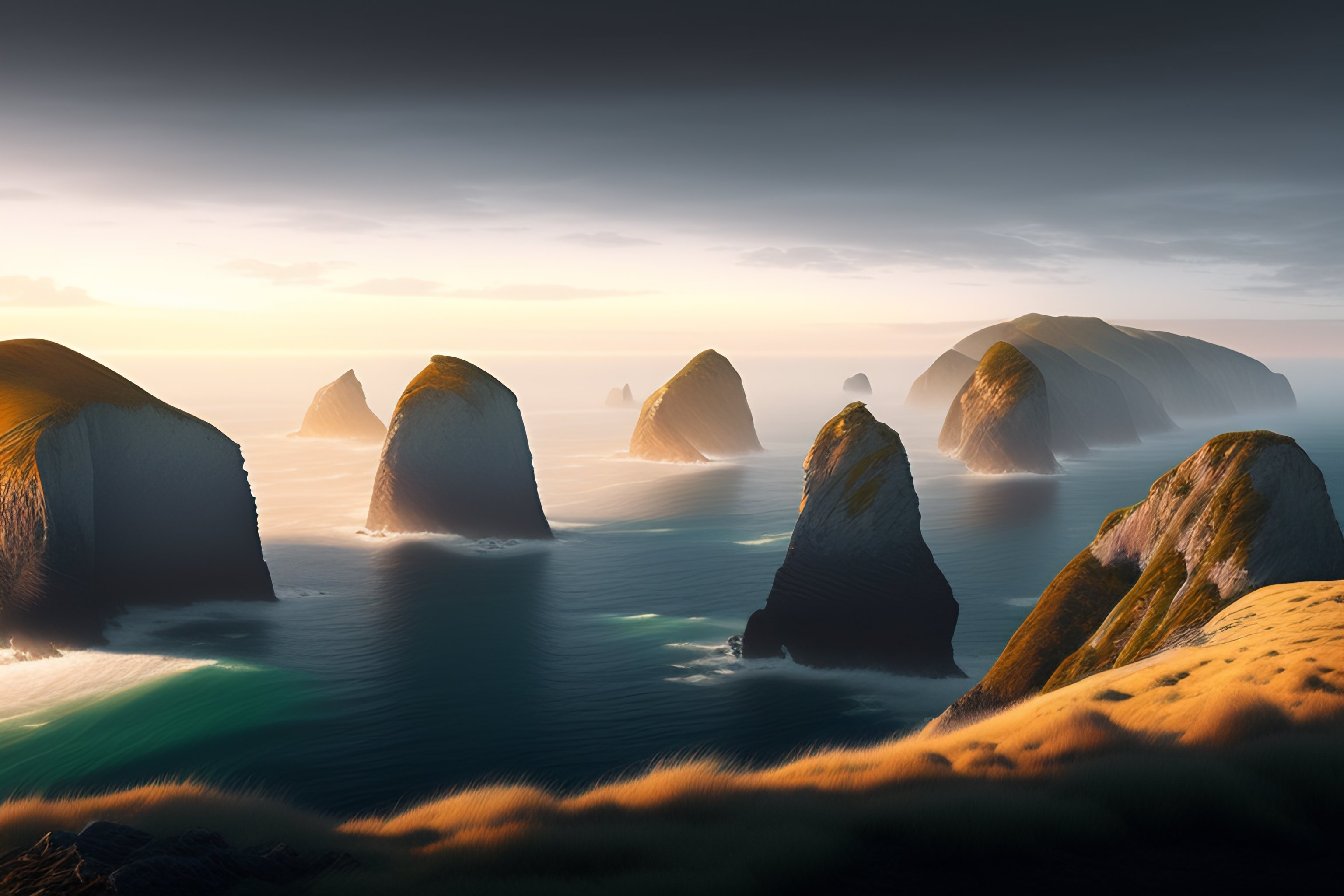 Lexica - A beautiful and highly detailed matte painting of the Oregon ...