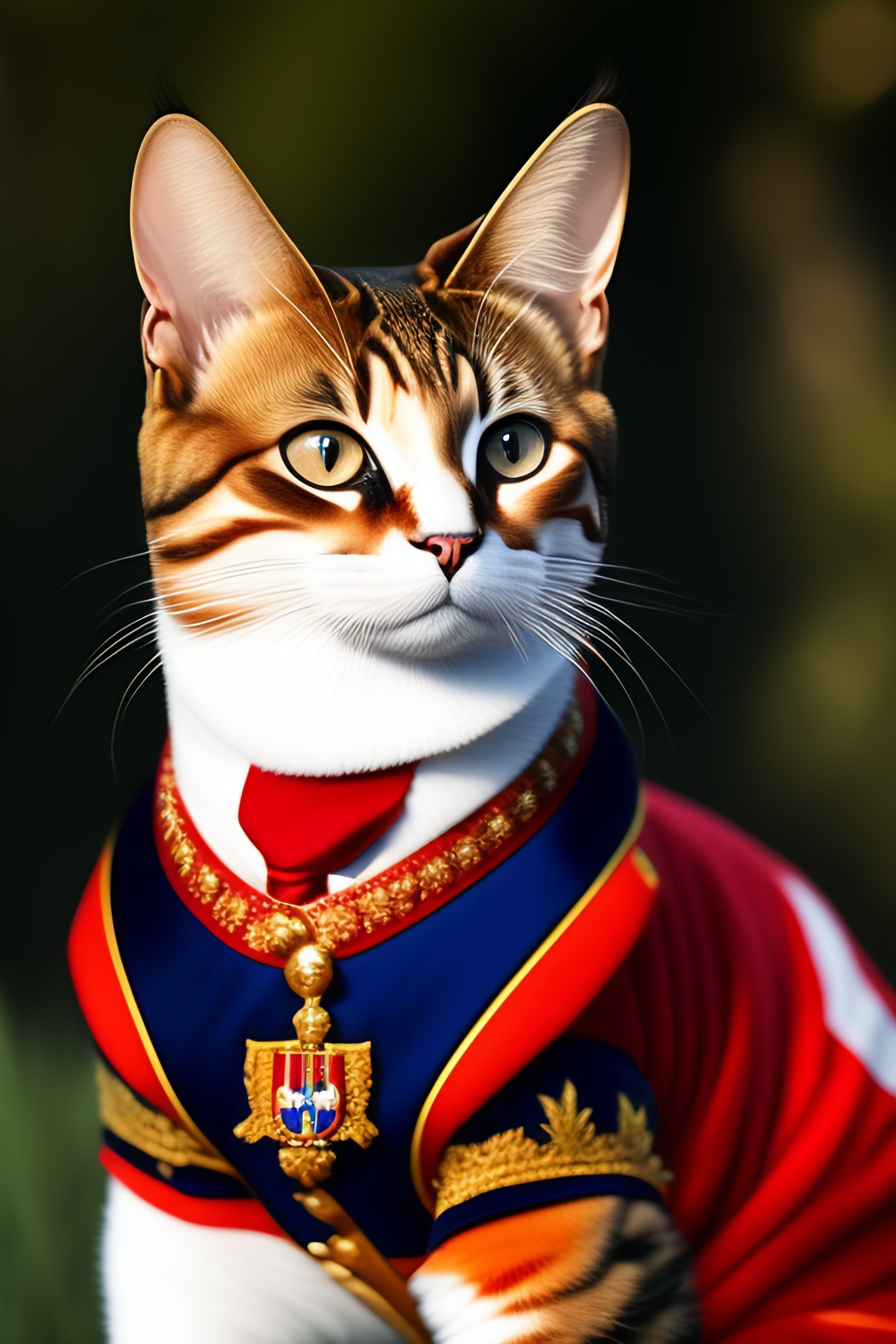 Lexica - Chat siamais avec uniforme allemand de la seconde guerre mondiale