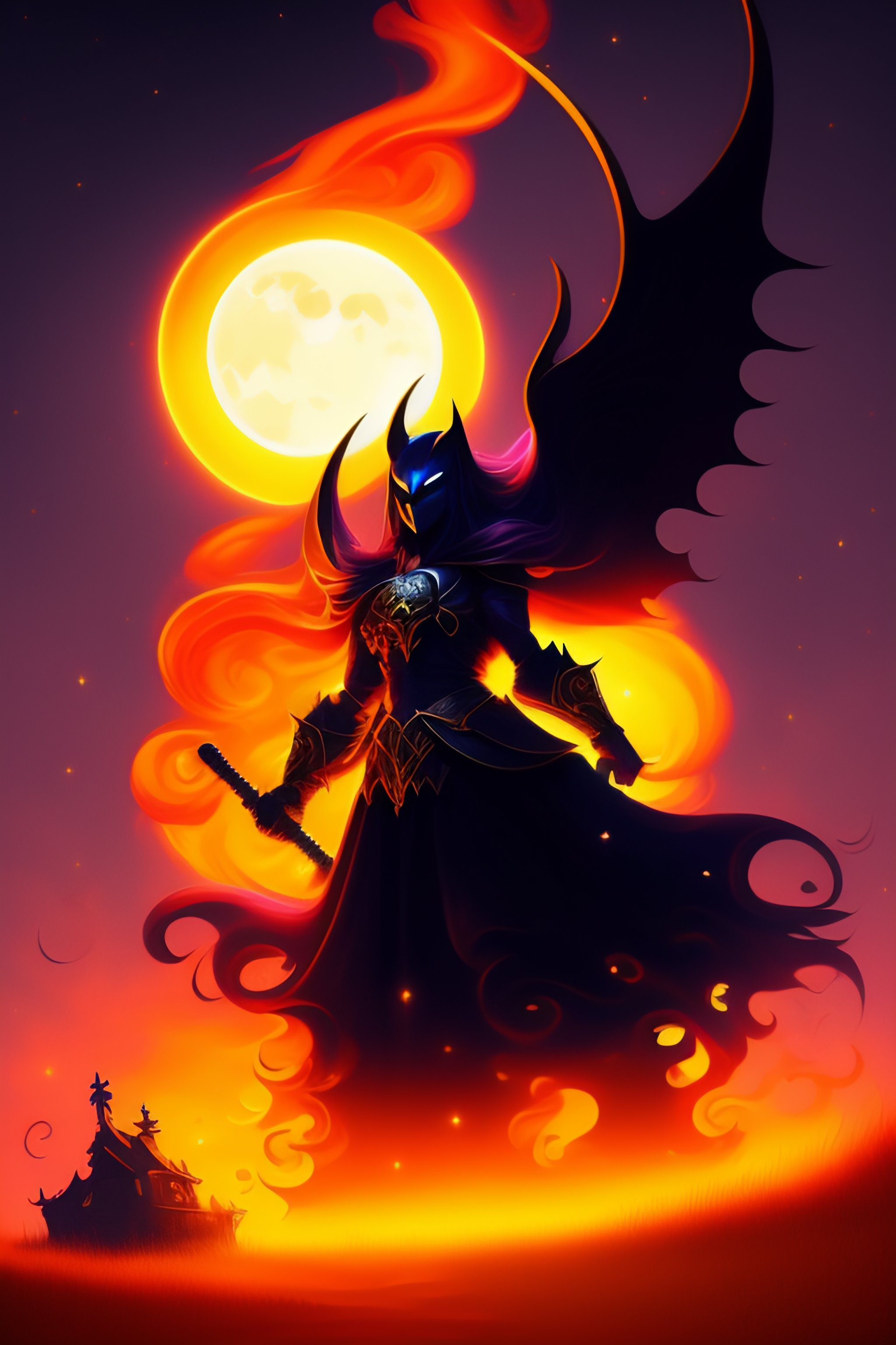 Lexica - A dark nightmare night hell dead
