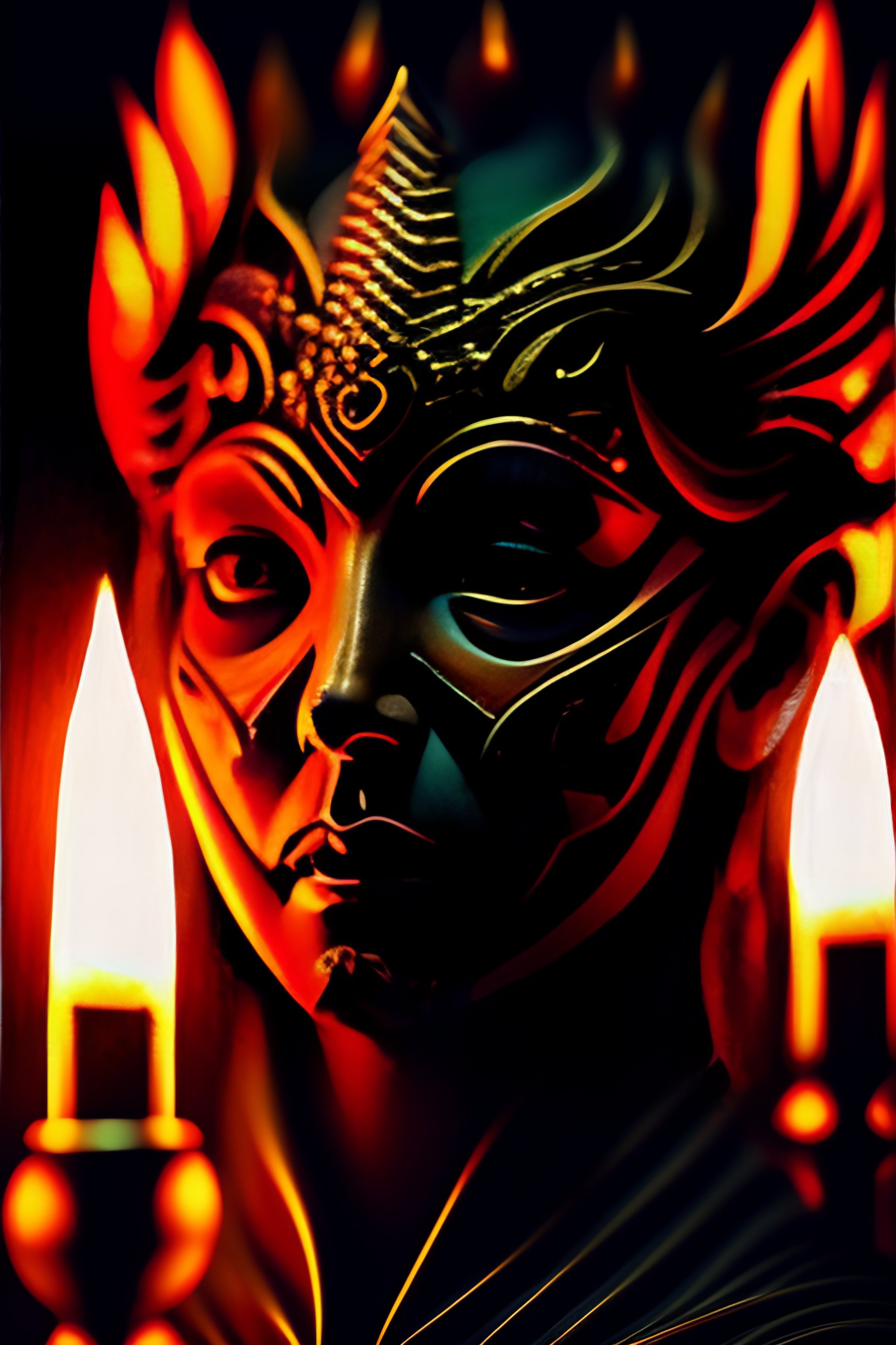 Lexica - Orchestra competition, high contrast dynamic lighting, horror ...