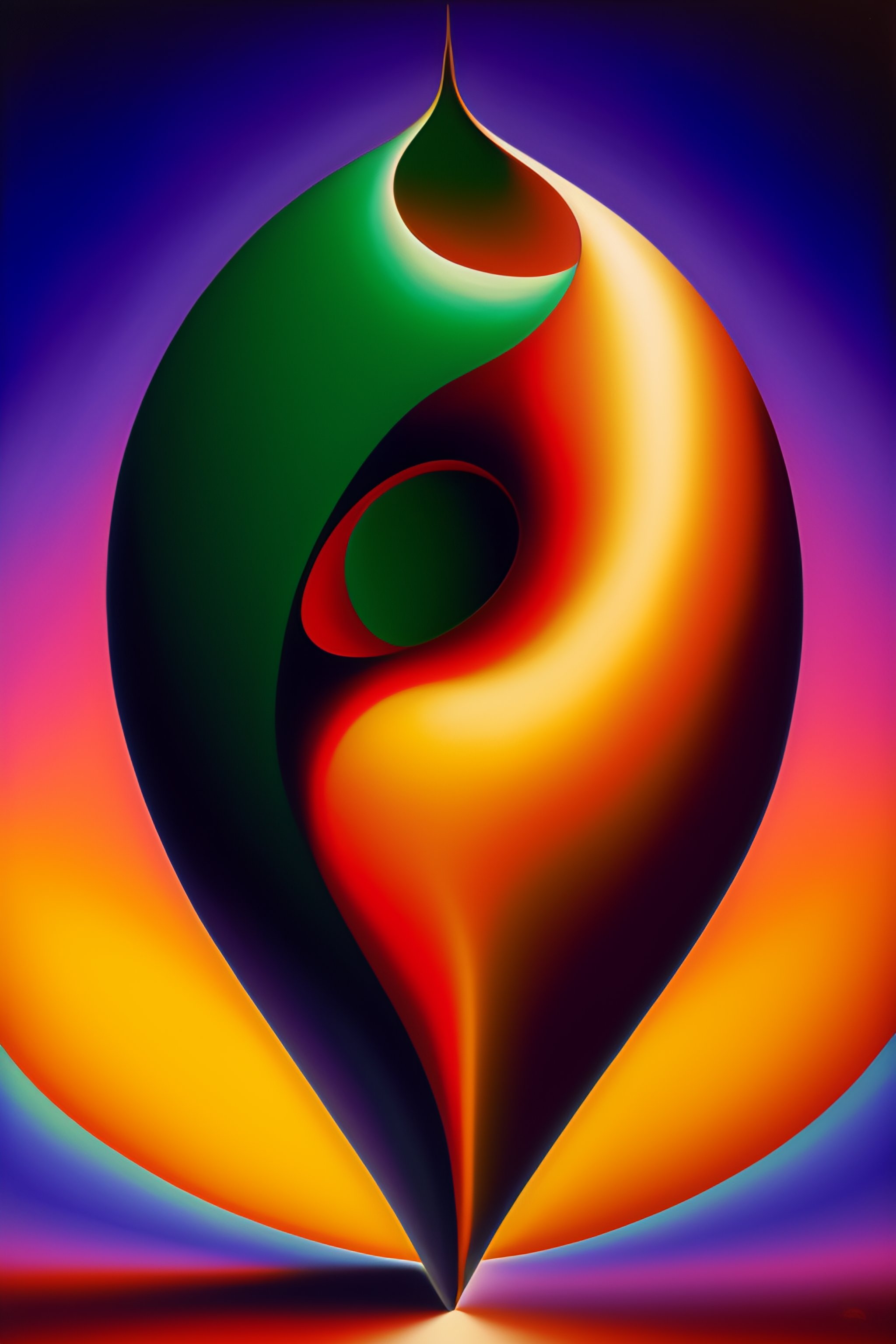 Lexica - Octavio Ocampo's inspired male nake body in a heart shape