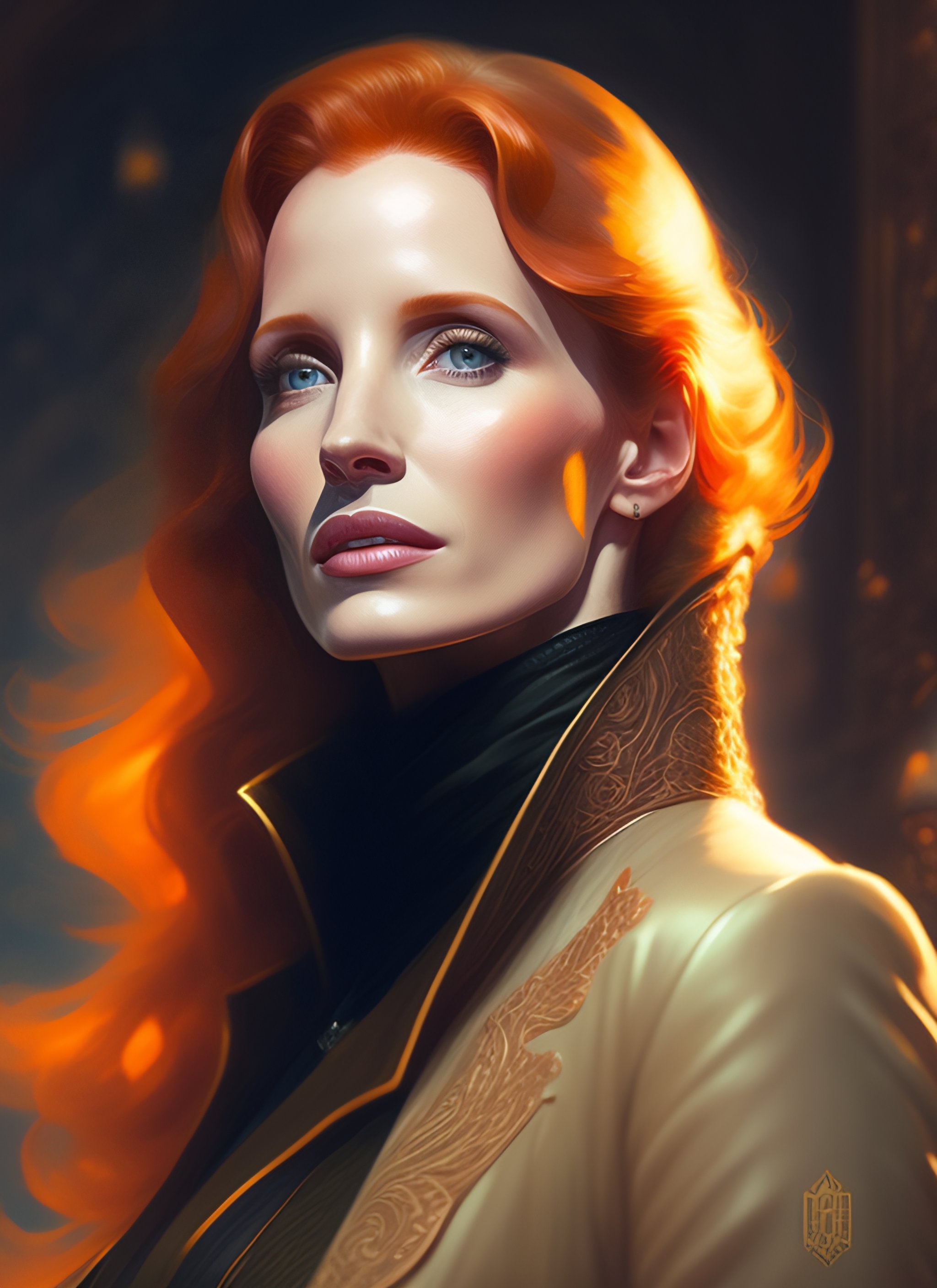 Lexica - Jessica Chastain as Sherlock Holmes, highly detailed, marvel ...