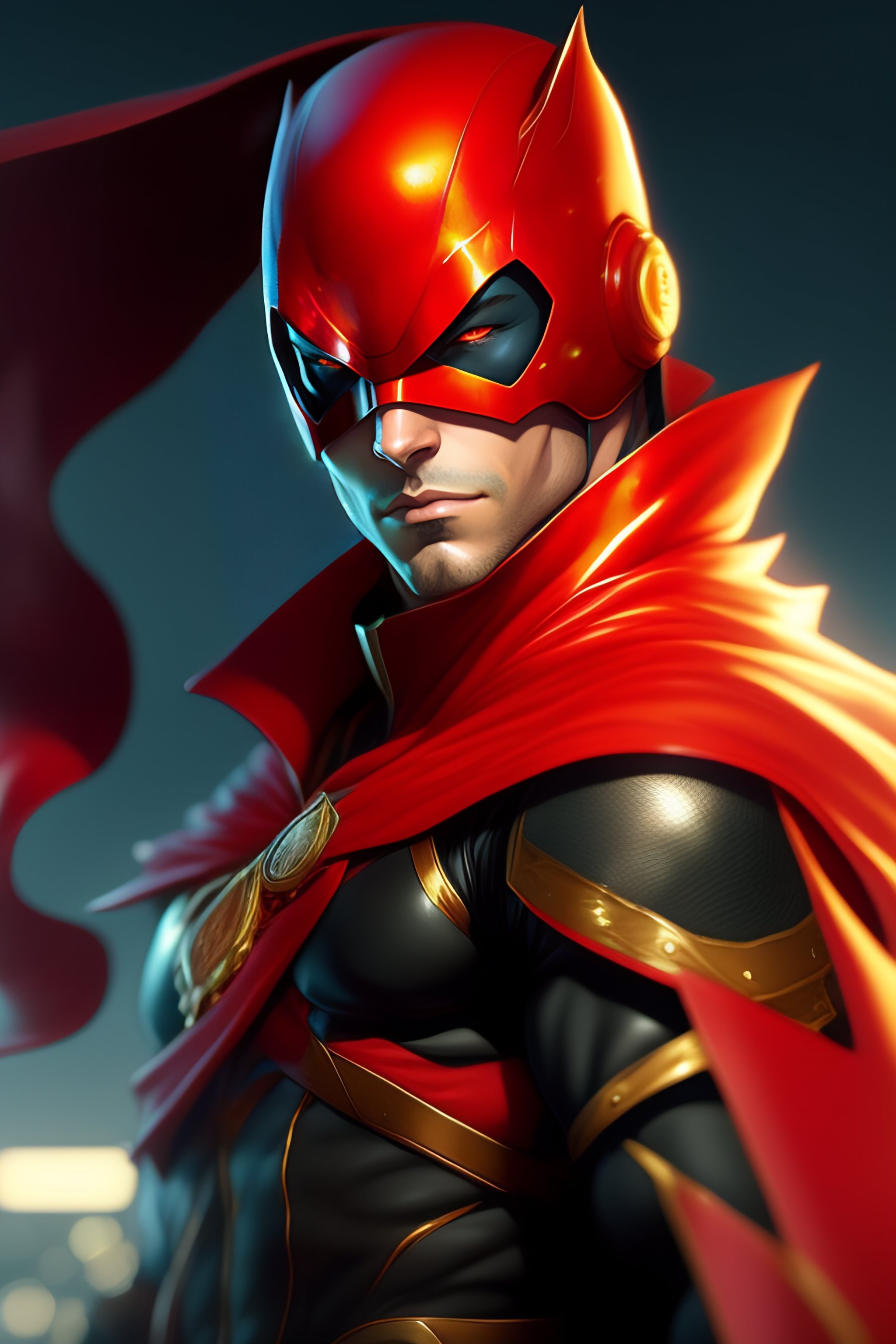 Lexica - Anime portrait of Red Hood wearing a Robin costume by Stanley ...